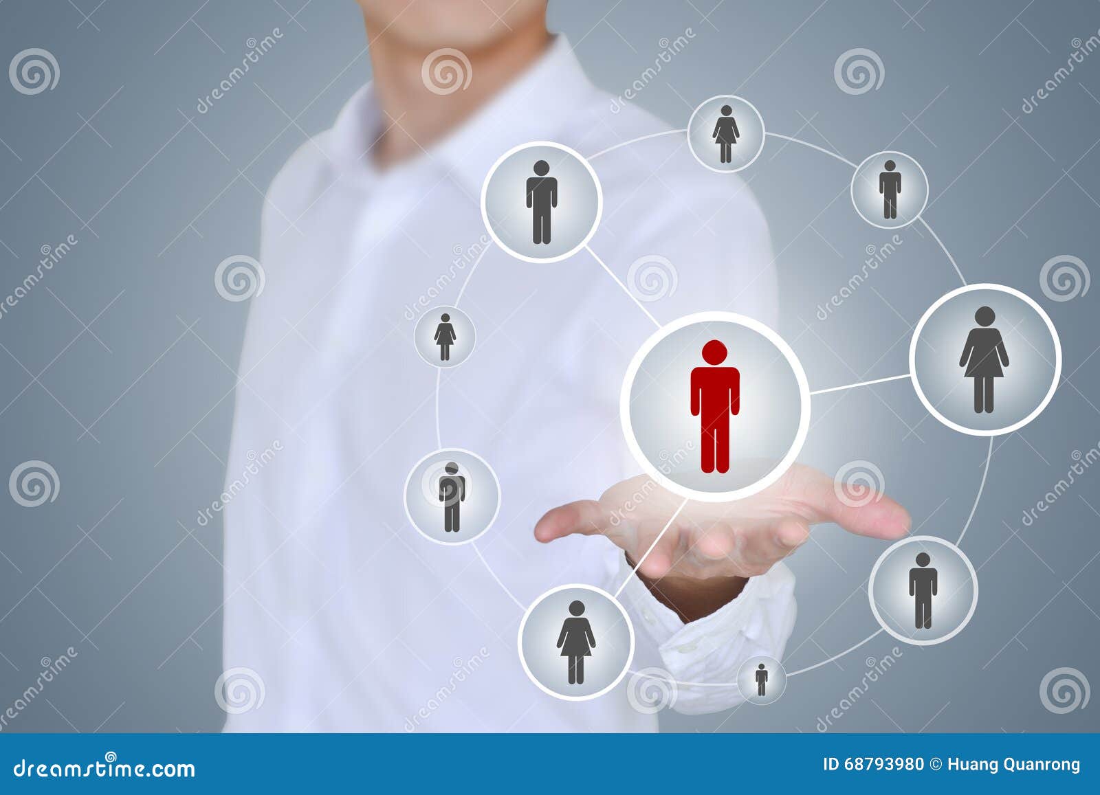 Business, Technology, Internet, Networking and Recruitment Concept ...