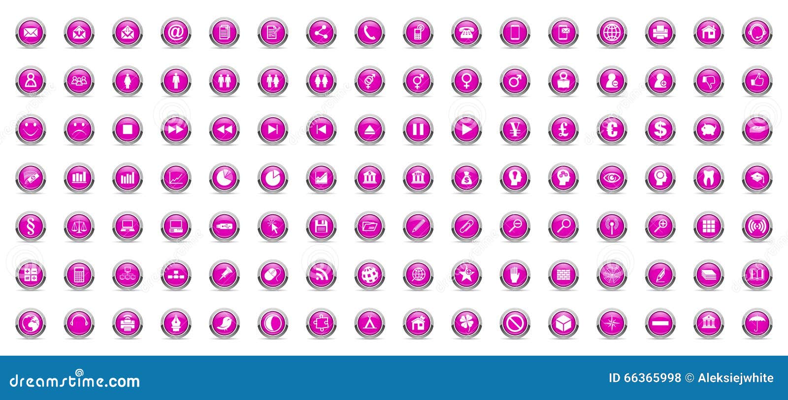 Business and Technology Internet Violet Icons Stock Illustration ...