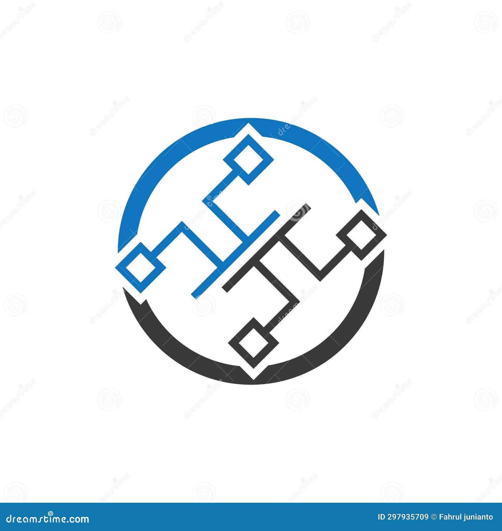 Business Technology Logo Vector Template Illustration Stock ...