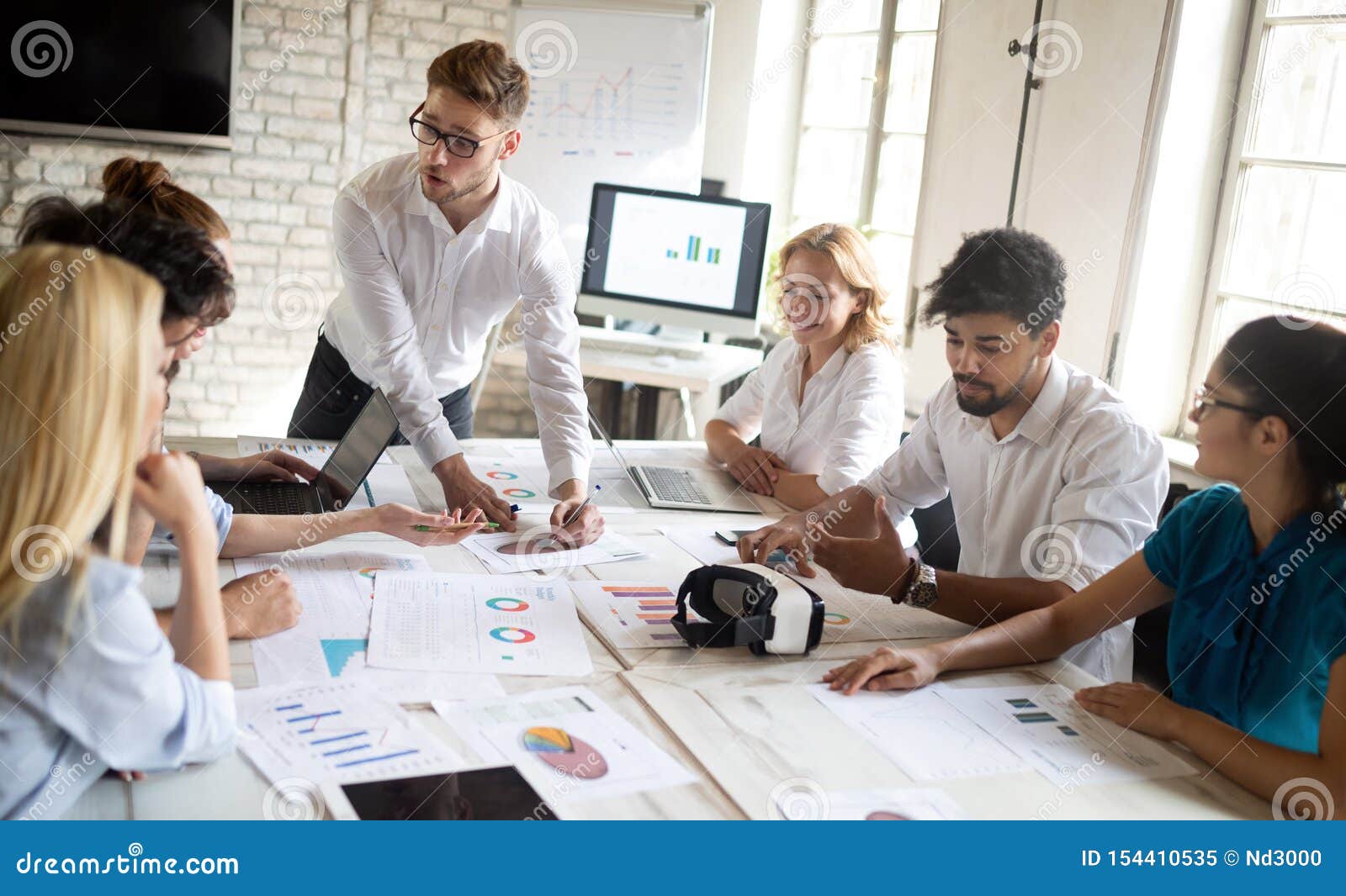 Business, Technology and People Concept - Creative Team or Designers ...