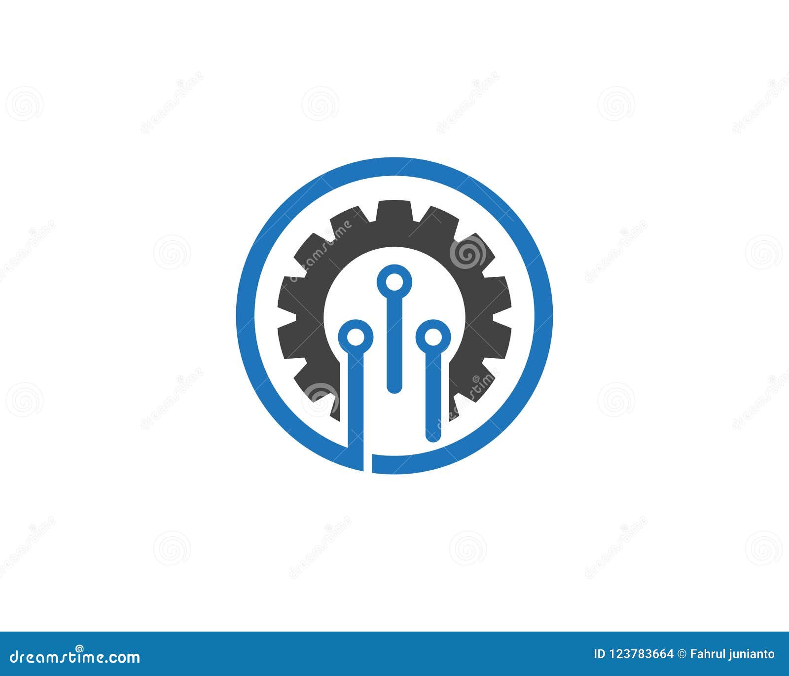 Business Tecno Logo Design Concept Stock Vector - Illustration of ...