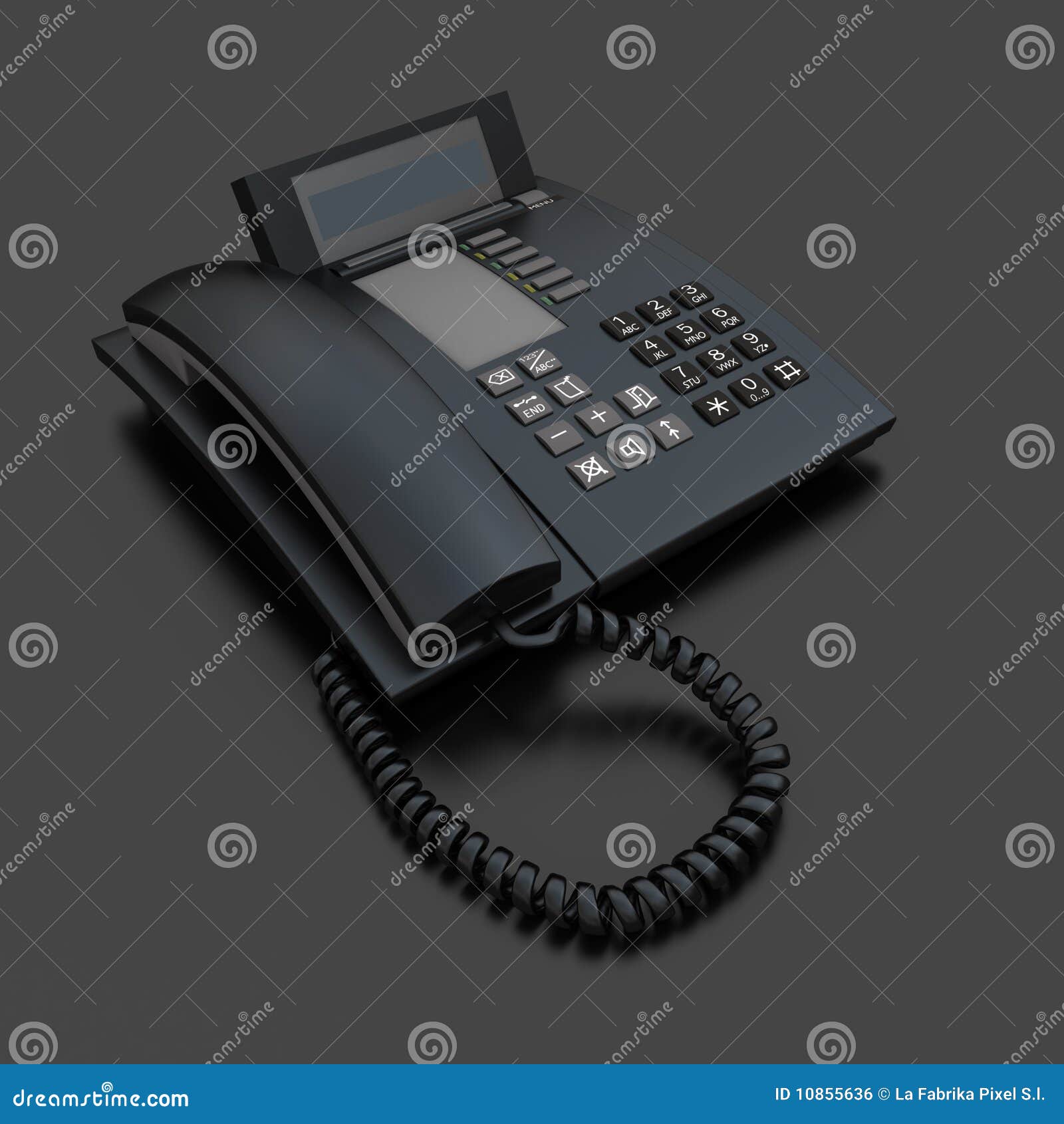 Business telephone stock illustration. Illustration of ...