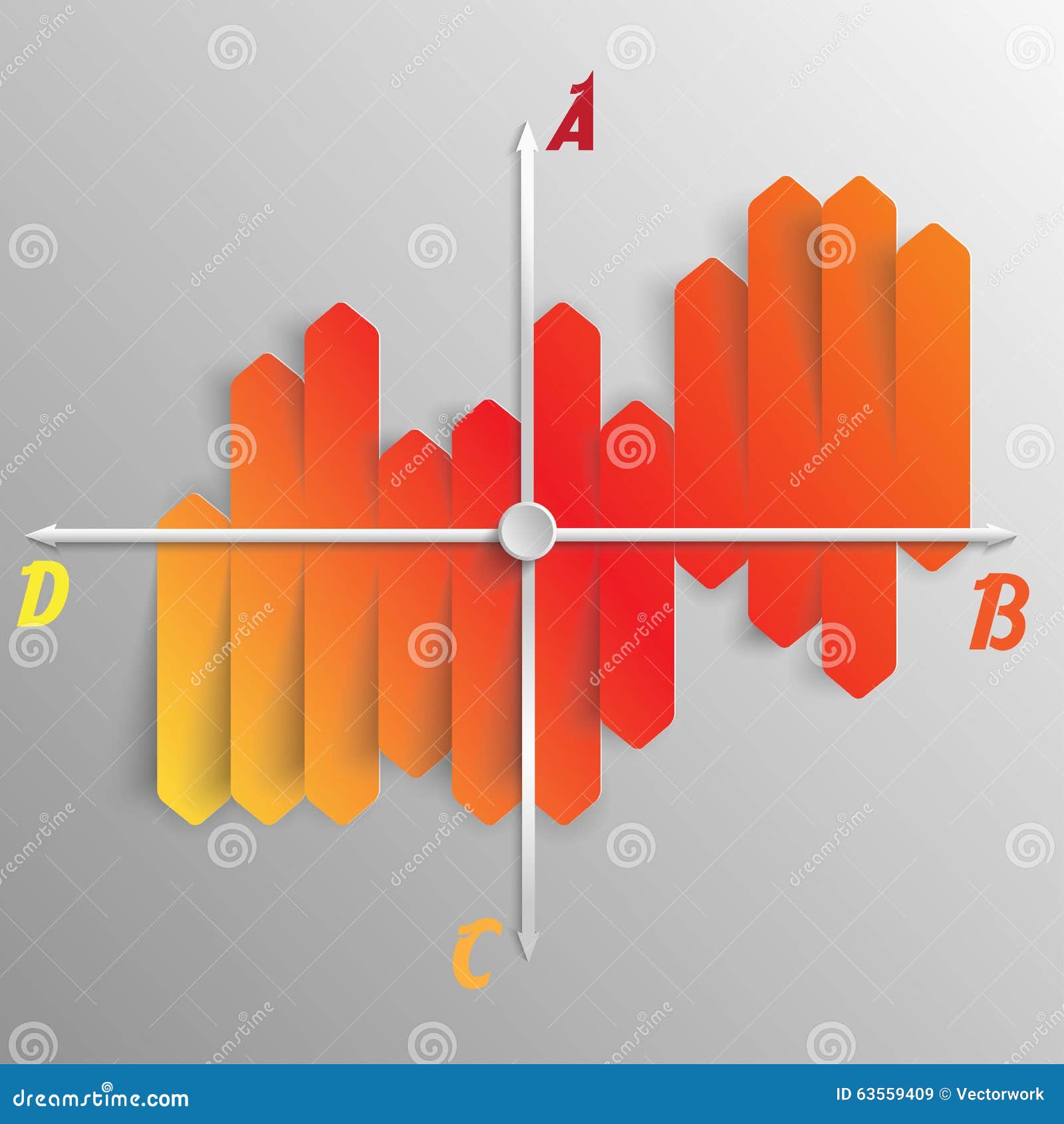 Business Template Data Presentation Indicators Creative Design. Stock ...