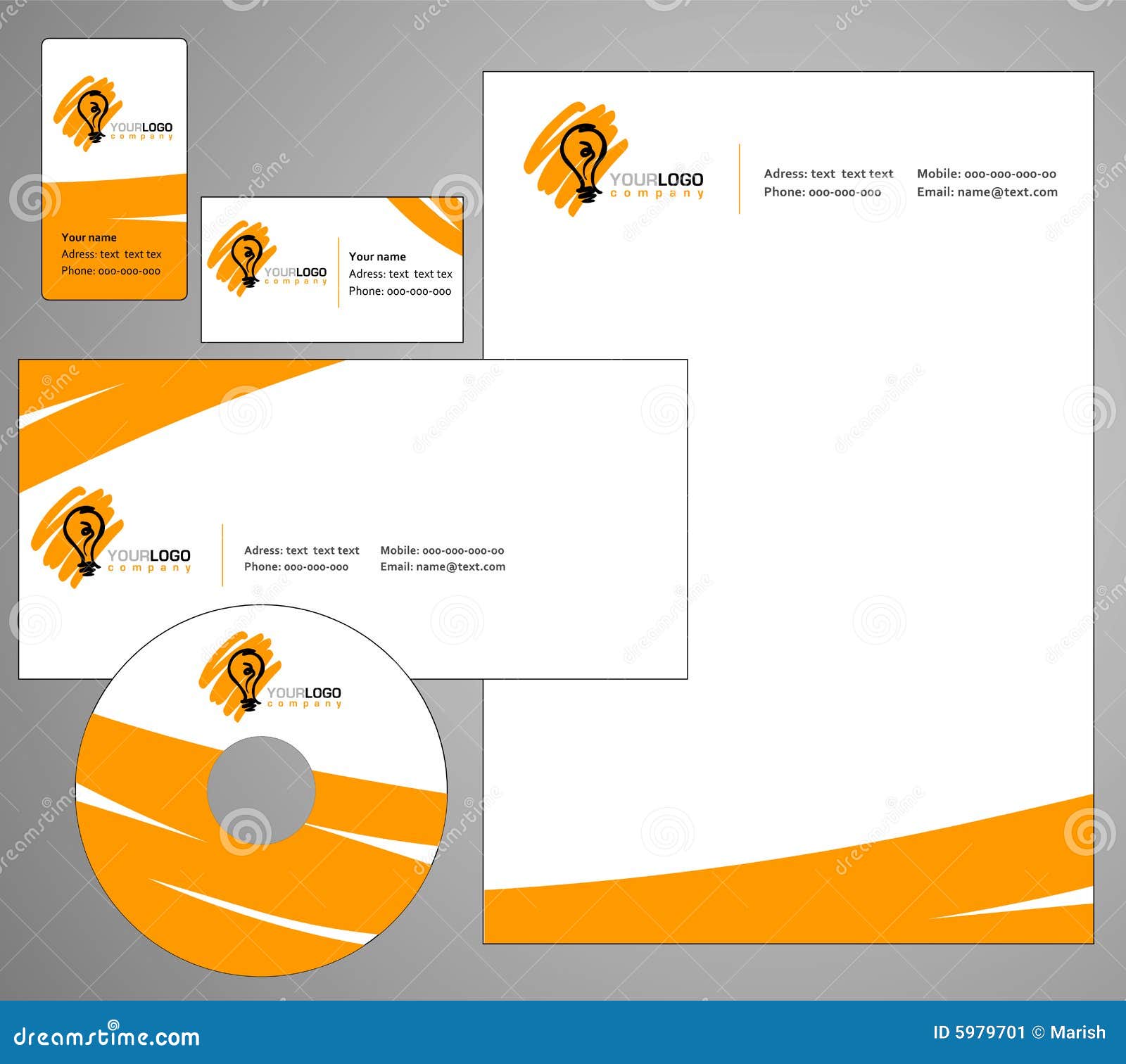 Business template design stock vector. Illustration of concept - 5979701