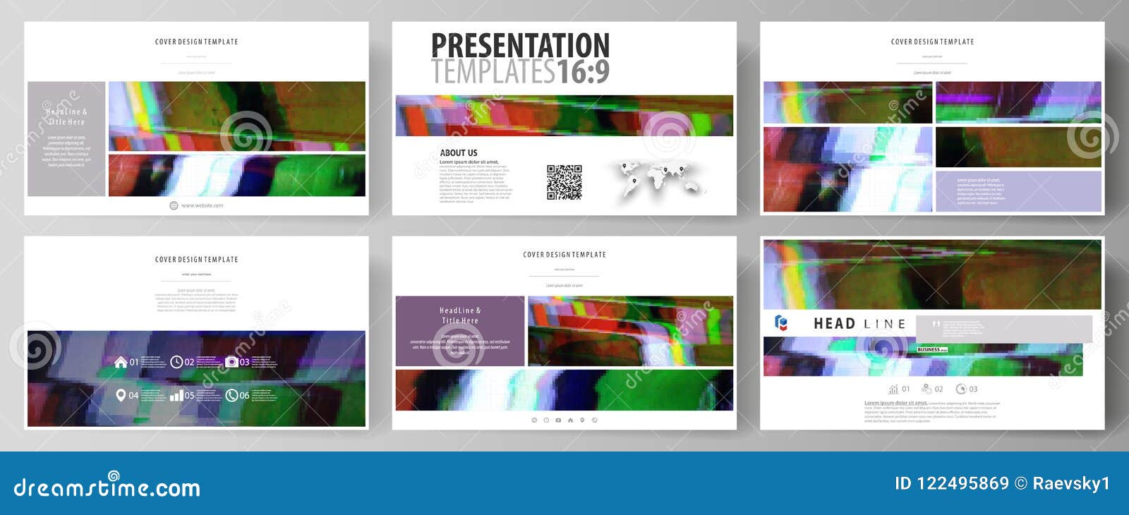 Business Templates in HD Format for Presentation Slides. Abstract ...