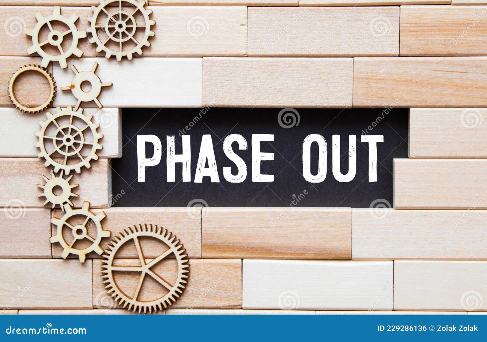 Business Term, Text Phase Out on Torn Paper Stock Photo - Image of ...