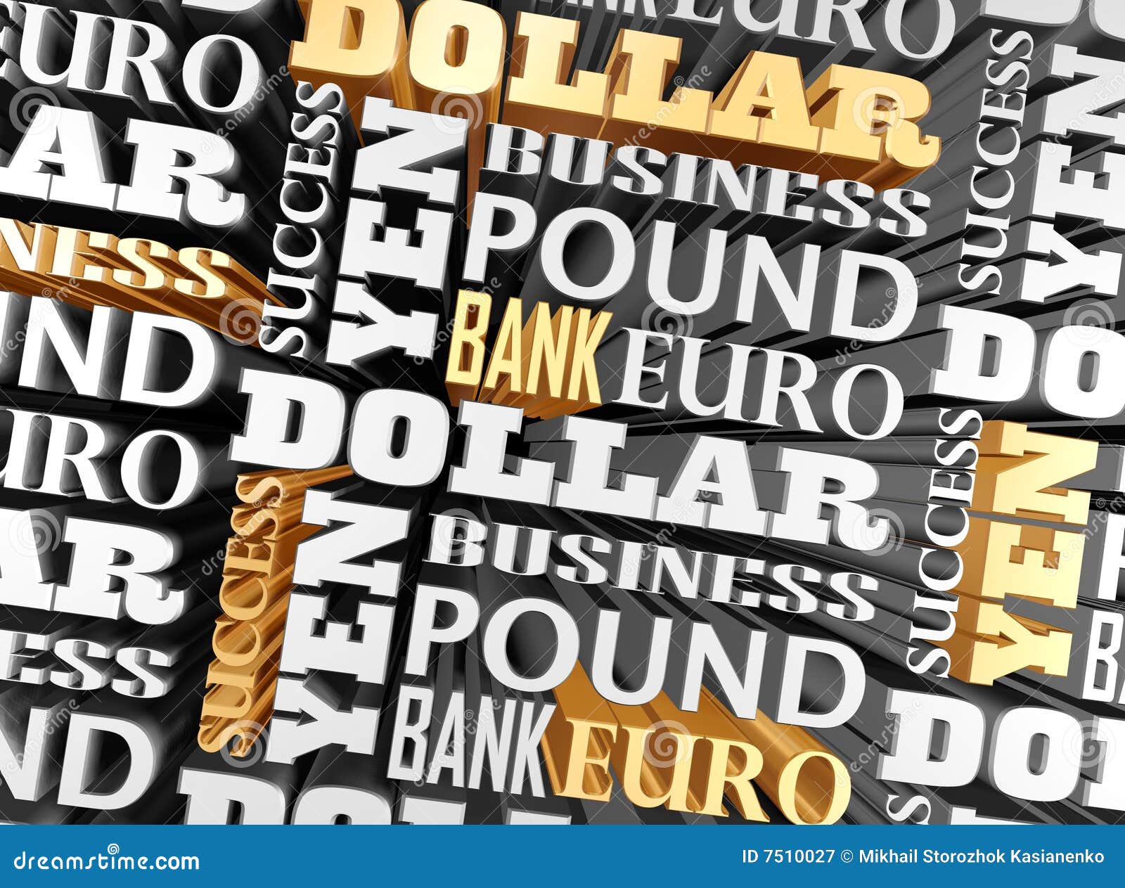 Business text stock illustration. Illustration of success - 7510027