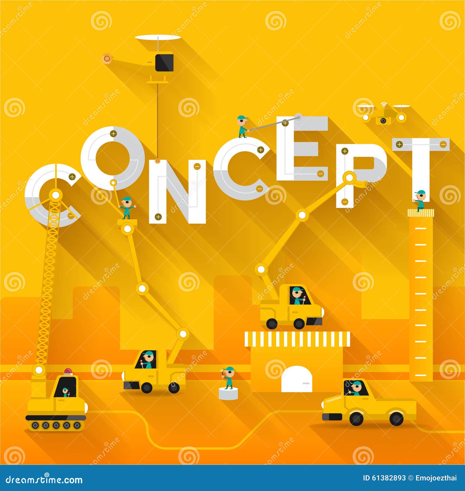 Business Text stock vector. Illustration of banner, construction - 61382893