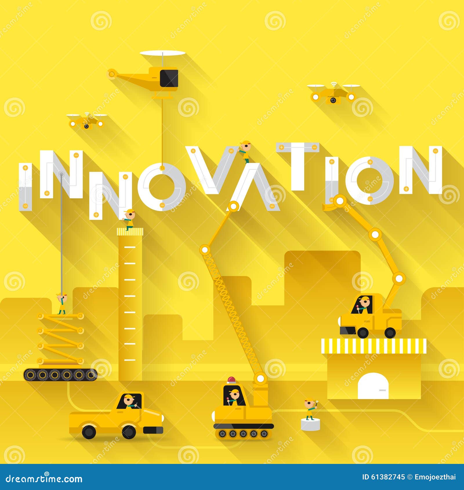 Business Text stock vector. Illustration of innovate - 61382745