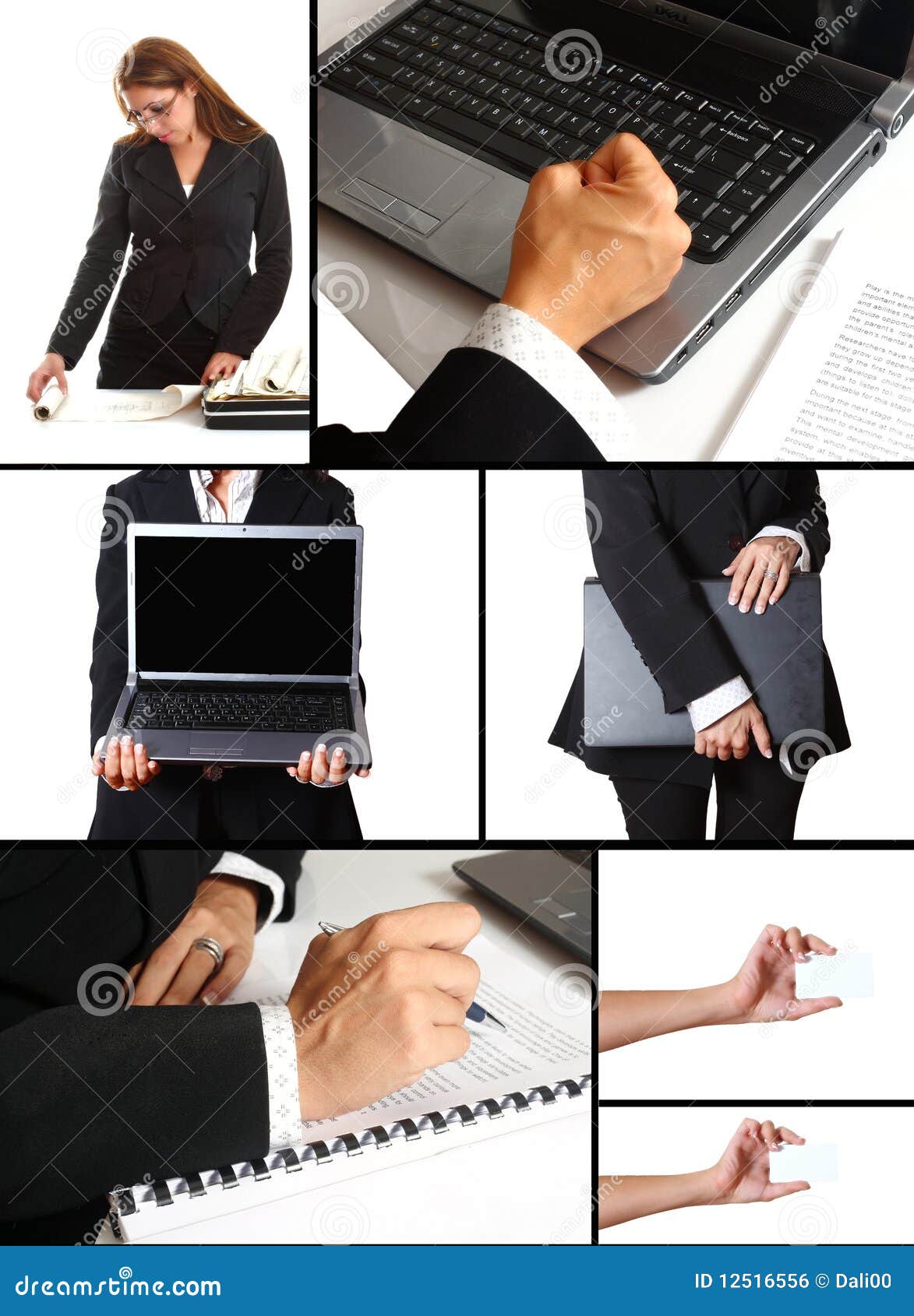 A business themed collage stock photo. Image of design - 12516556