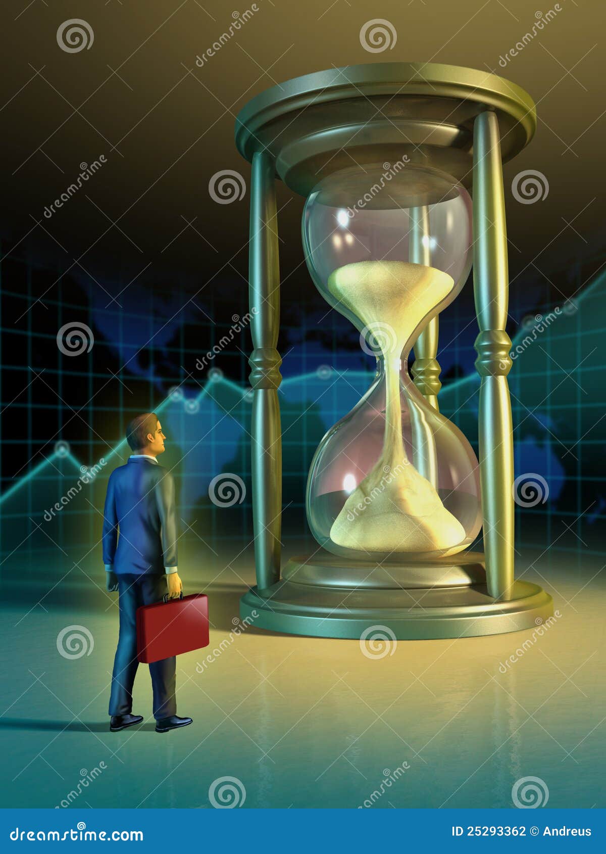 Business time stock illustration. Illustration of corporate - 25293362