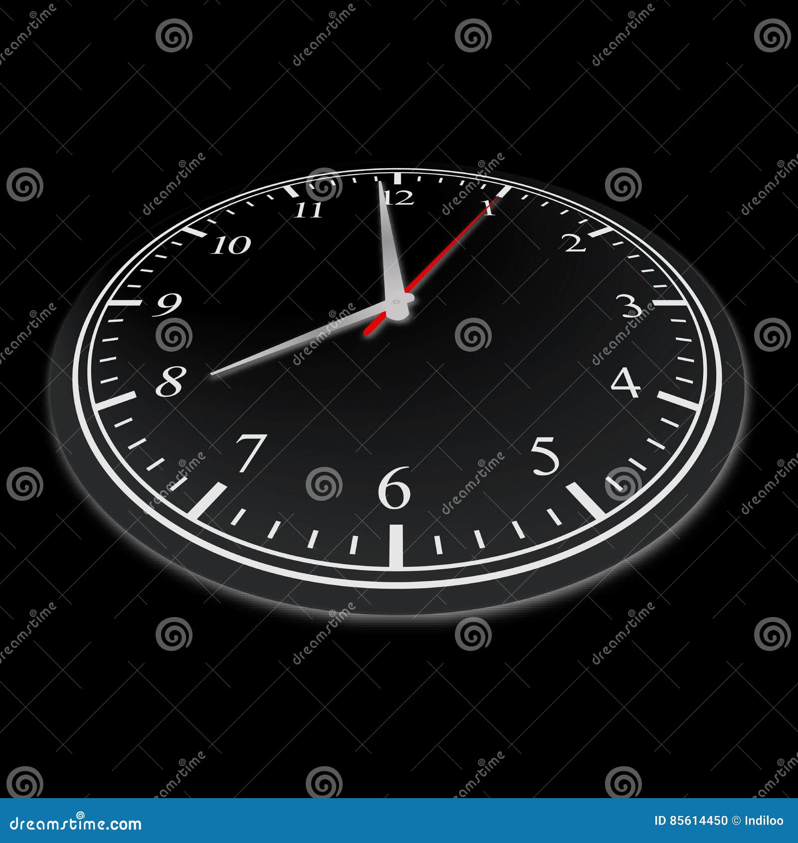 Business Time Clock Concept Stock Photo - Image of night, minute: 85614450