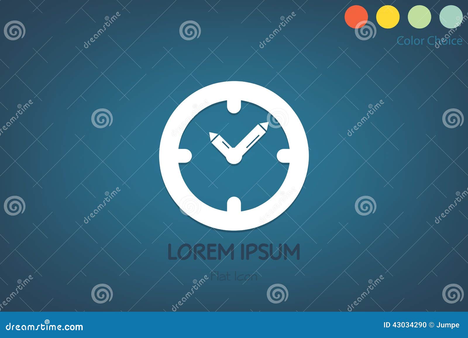 Business Time icon stock vector. Illustration of abstract - 43034290