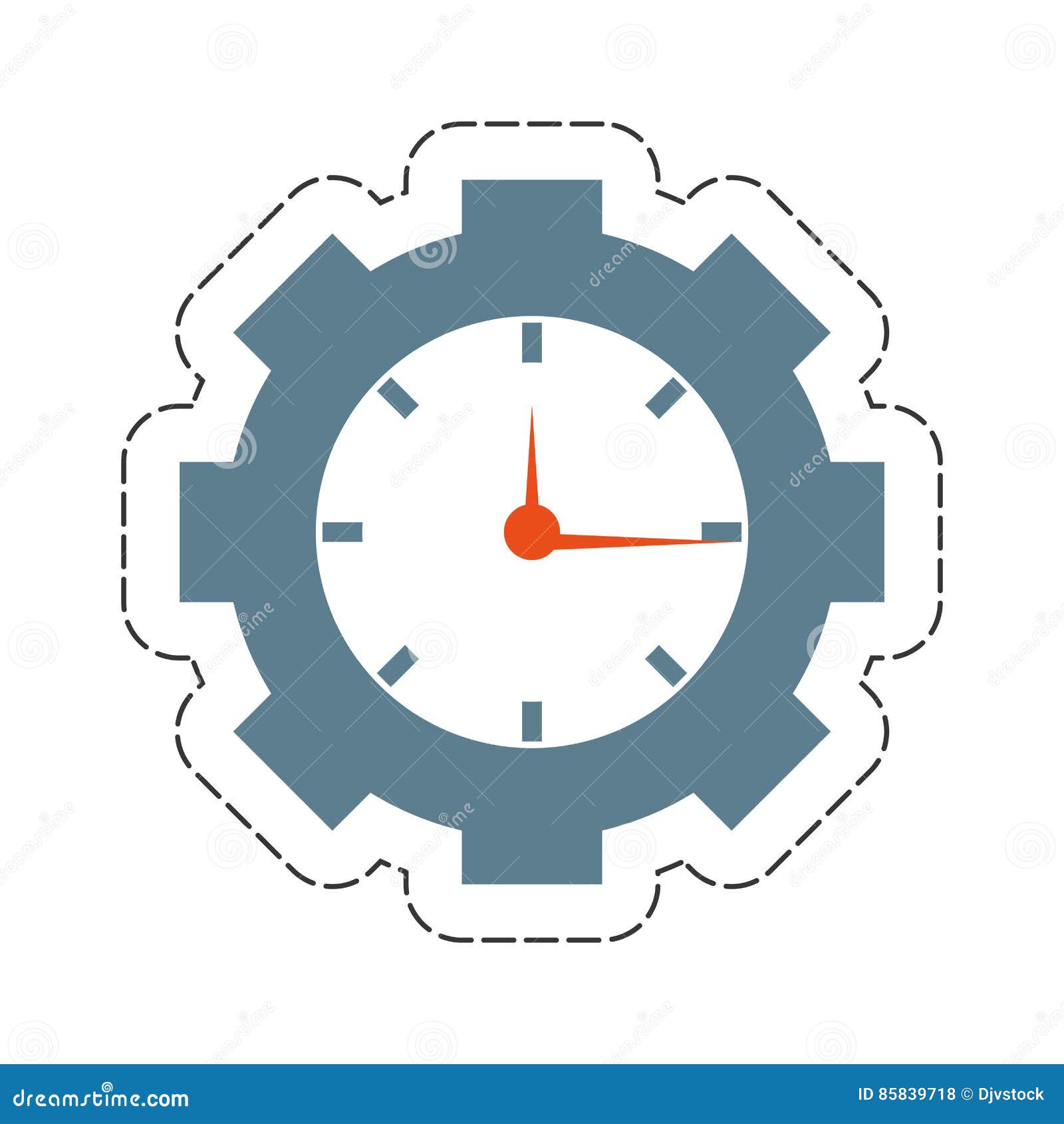 Business and Time Management Gear Stock Illustration - Illustration of ...