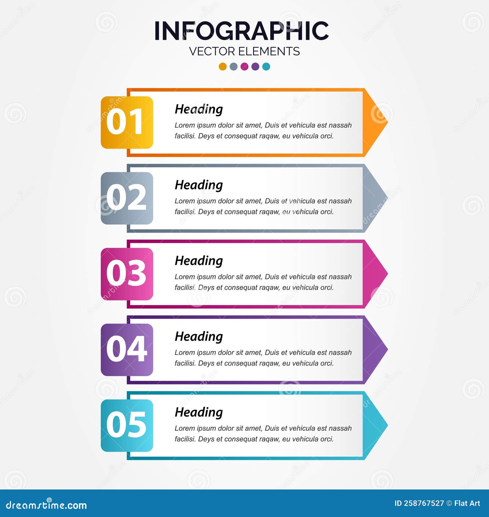 Business Timeline Chart Template Vertical Infographic 5 Steps Vector ... Business Timeline Chart Template Vertical Infographic 5 Steps Vector ...