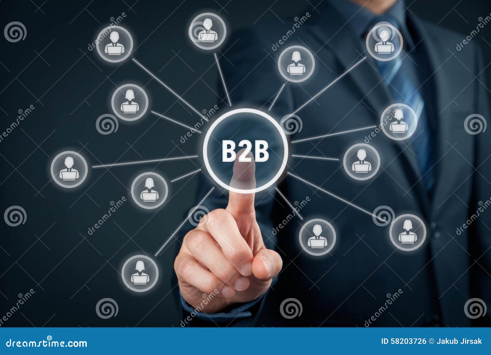 Business to business B2B stock photo. Image of business - 58203726