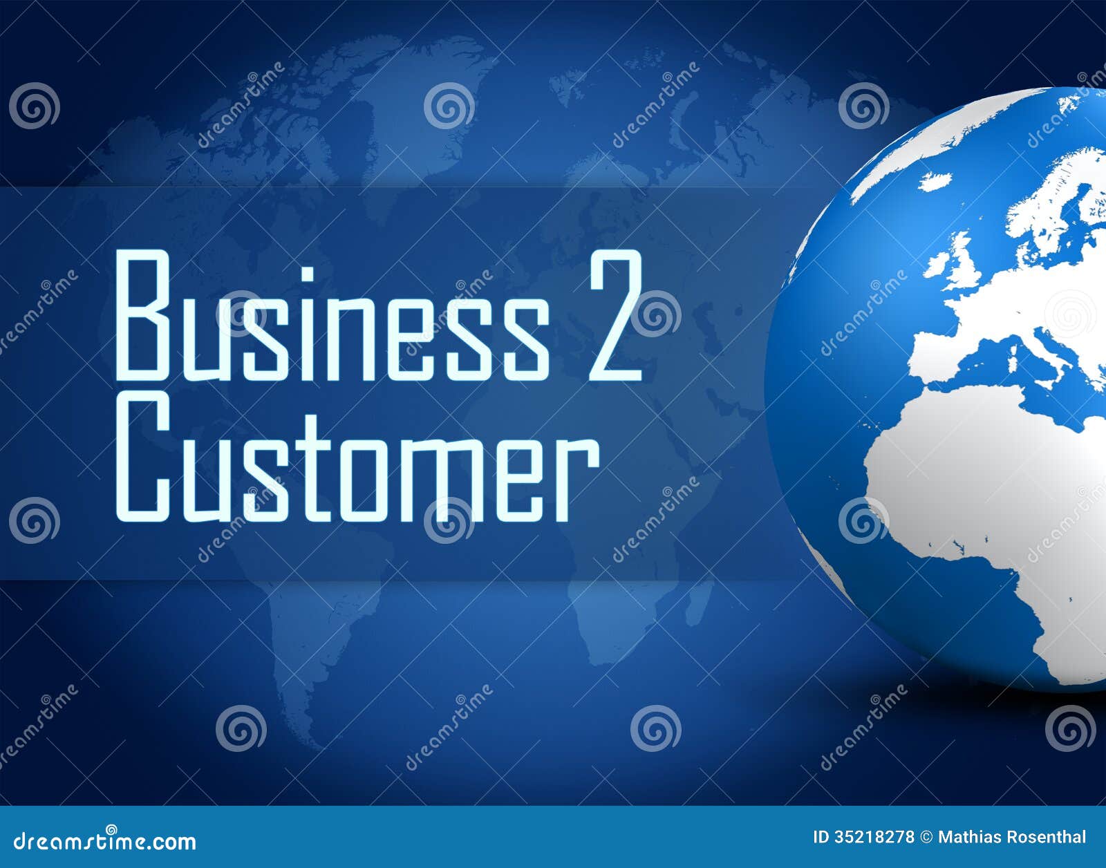 Business to Customer stock illustration. Illustration of company - 35218278