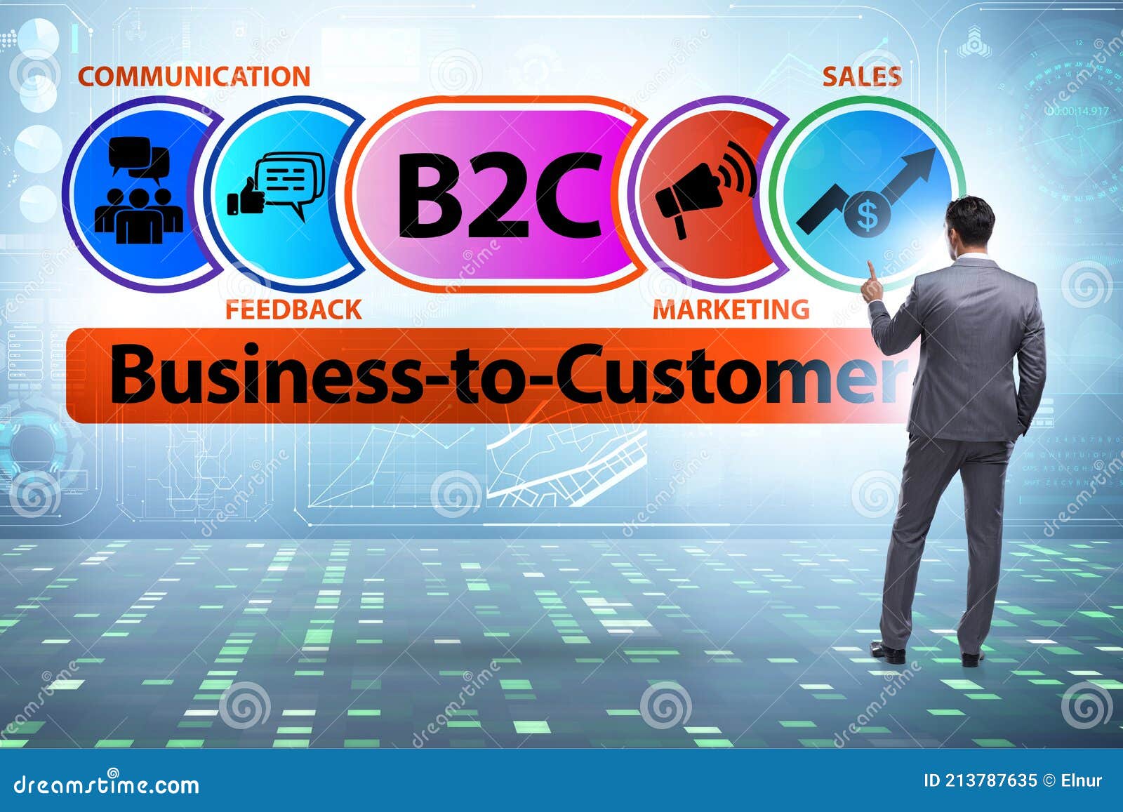 Business To Customer Concept with Business People Stock Image - Image ...