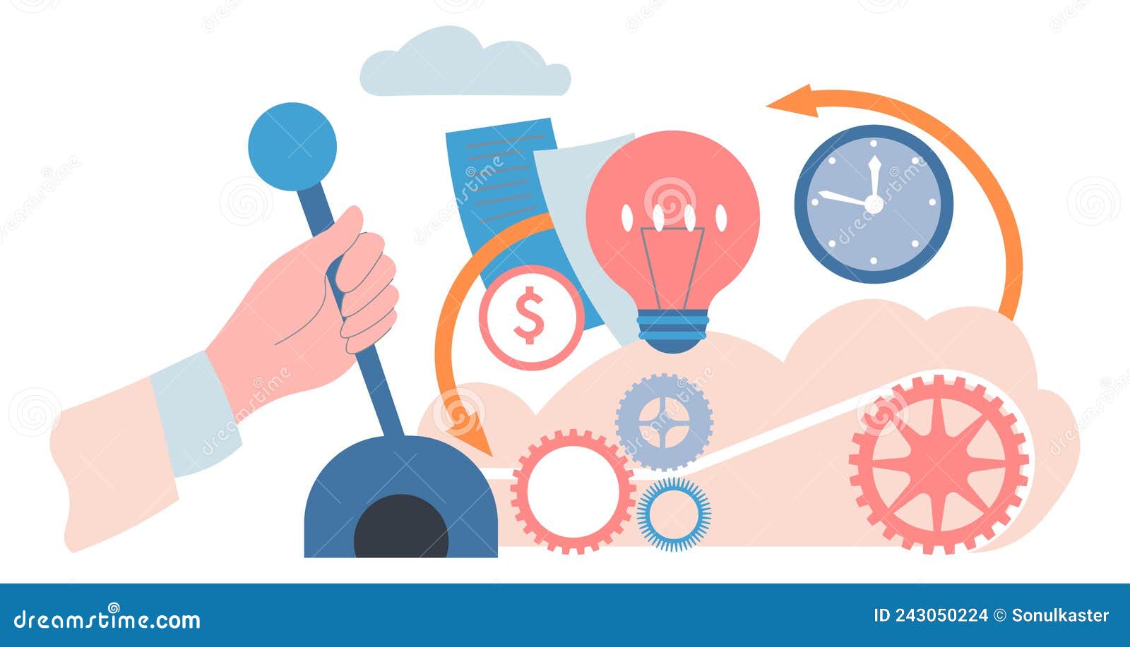 Business Tools for Development and Growth Vector Stock Vector ...