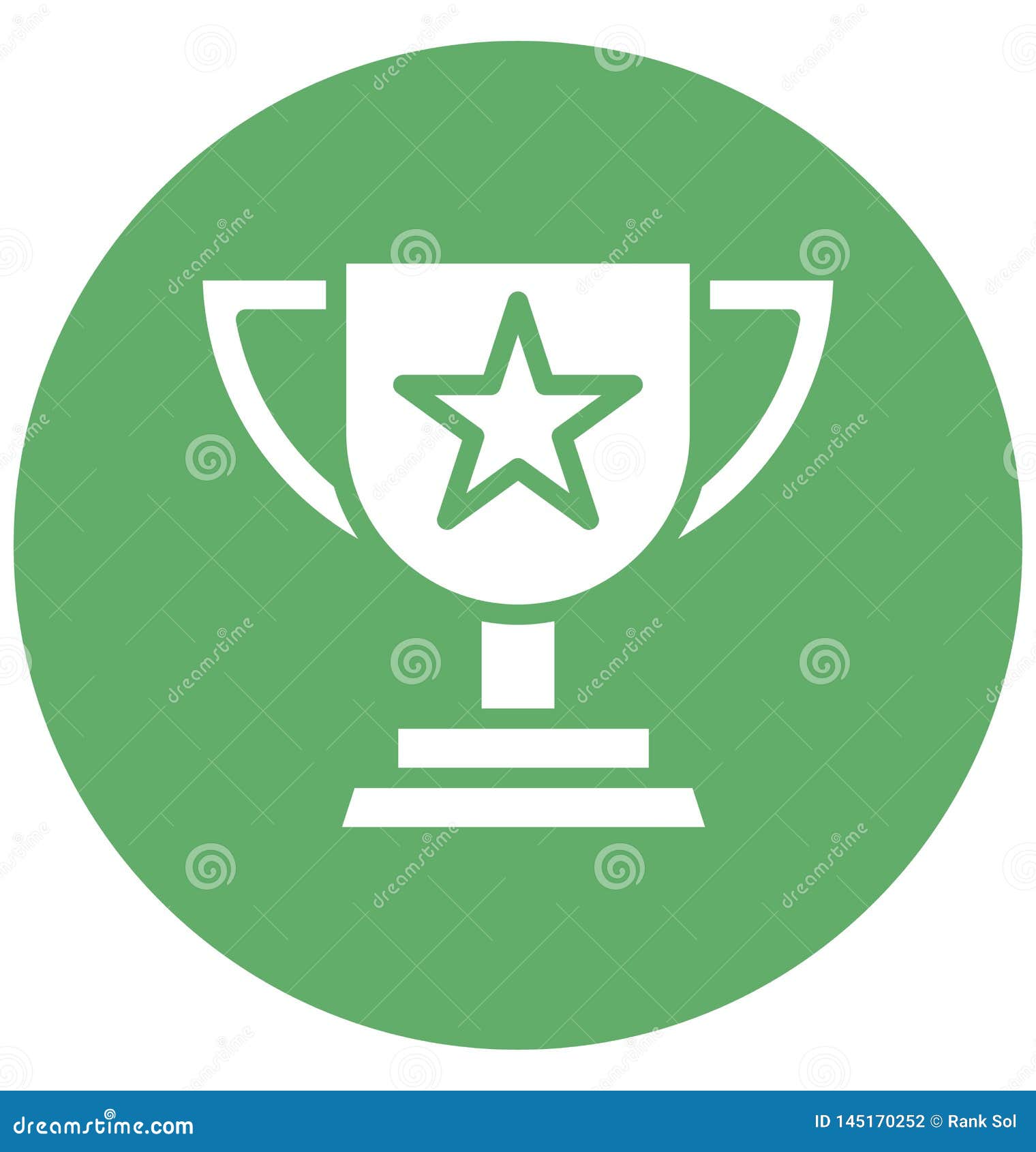 Best Performance Award Isolated Vector Icon Which Can Easily Modify or ...