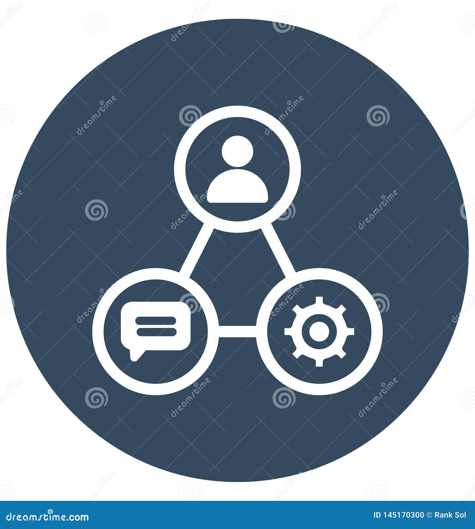 Creating Shared Value Isolated Vector Icon Which Can Easily Modify or ...
