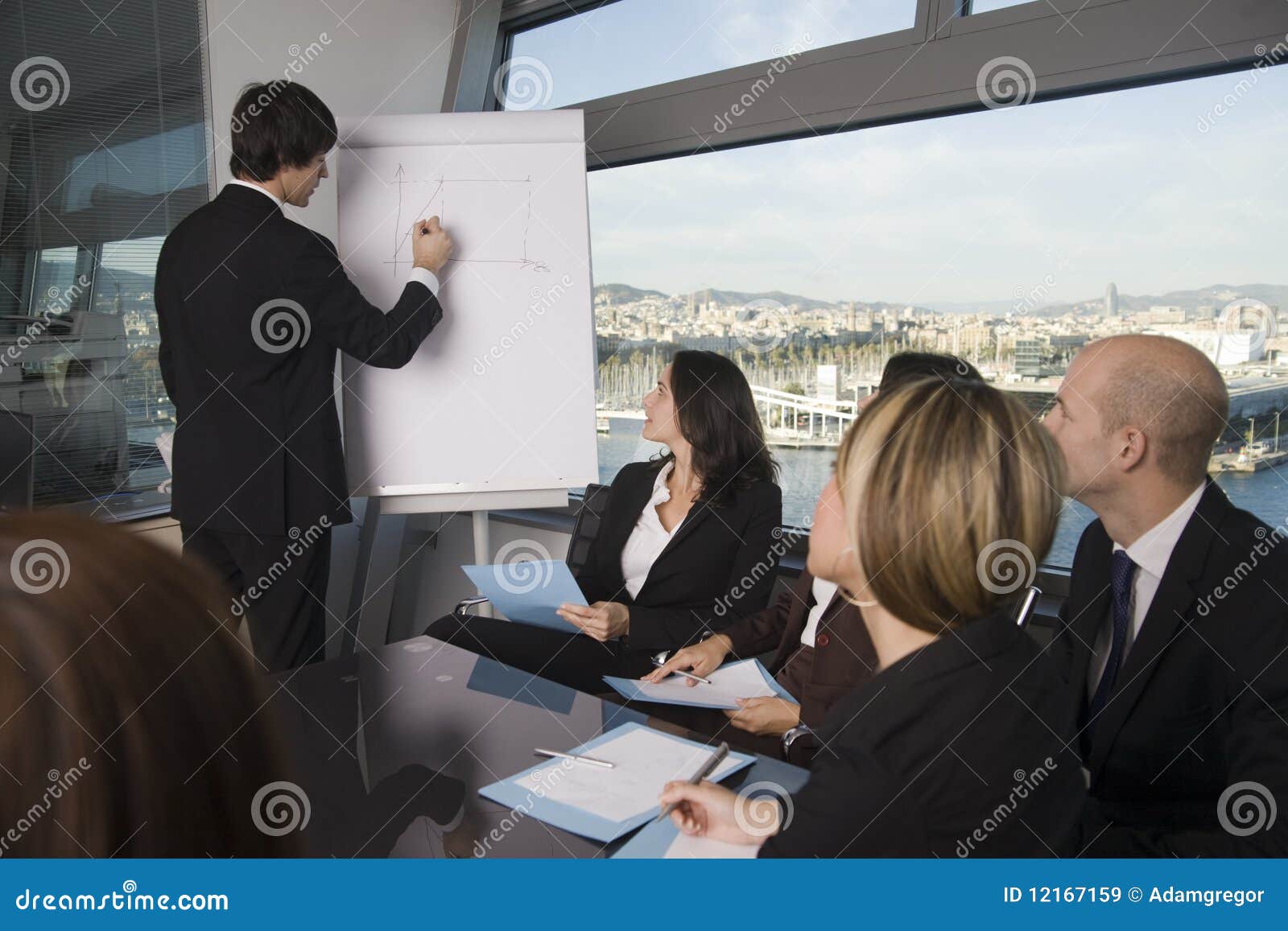 Business training stock image. Image of businessman, female - 12167159