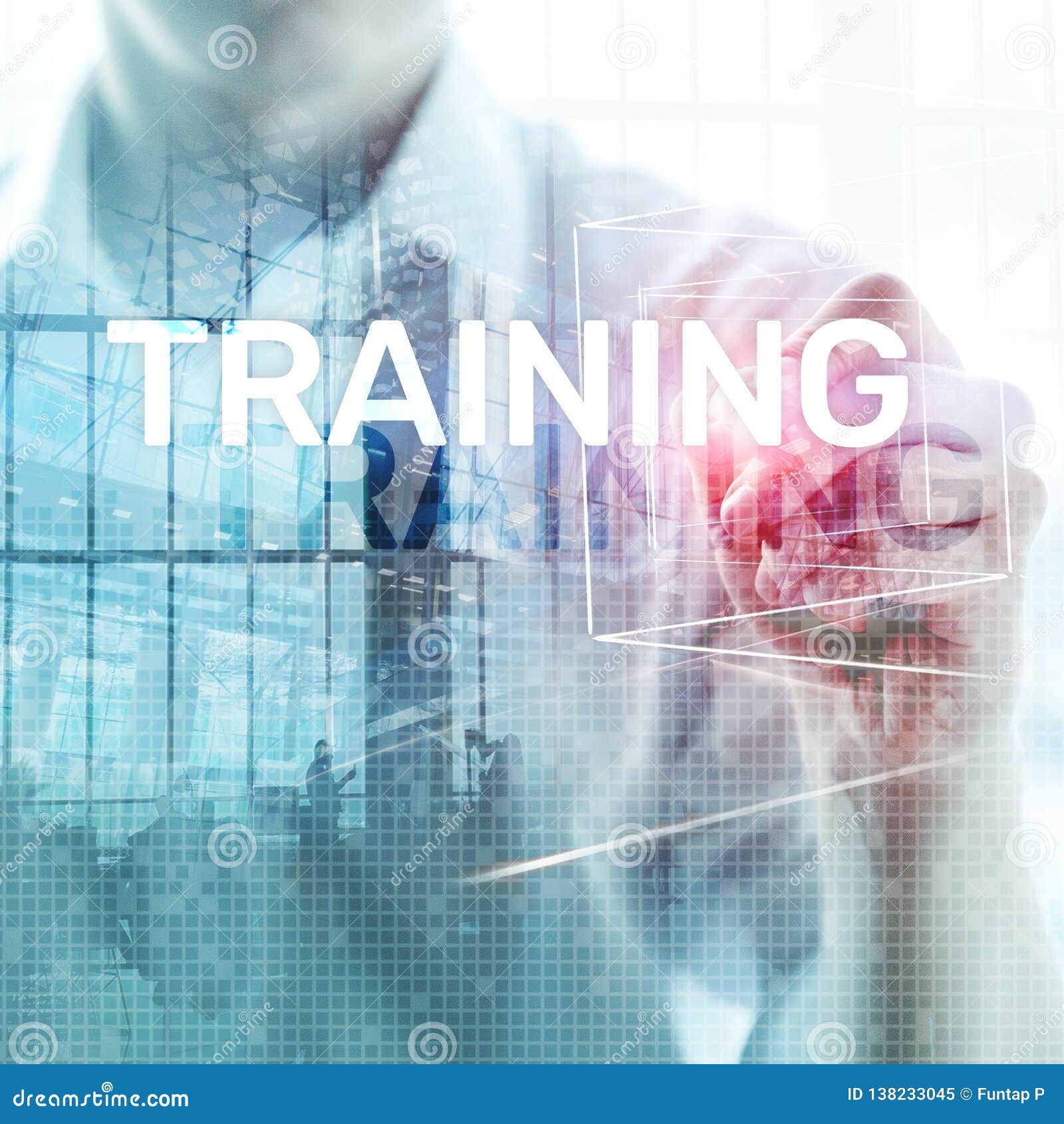 Business Training Concept. Training Webinar E-learning Stock ...