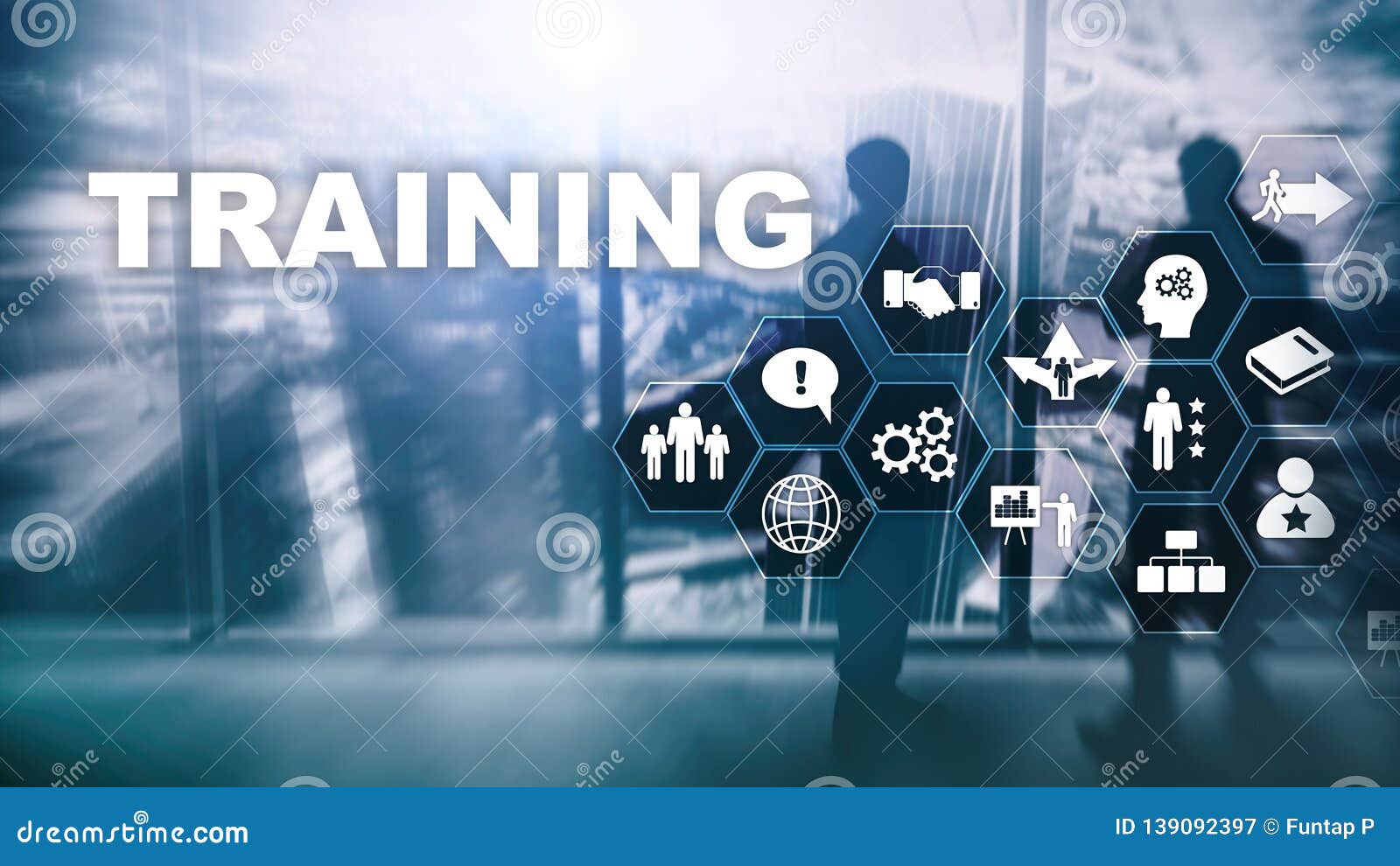 Business Training Concept. Training Webinar E-learning Stock ...