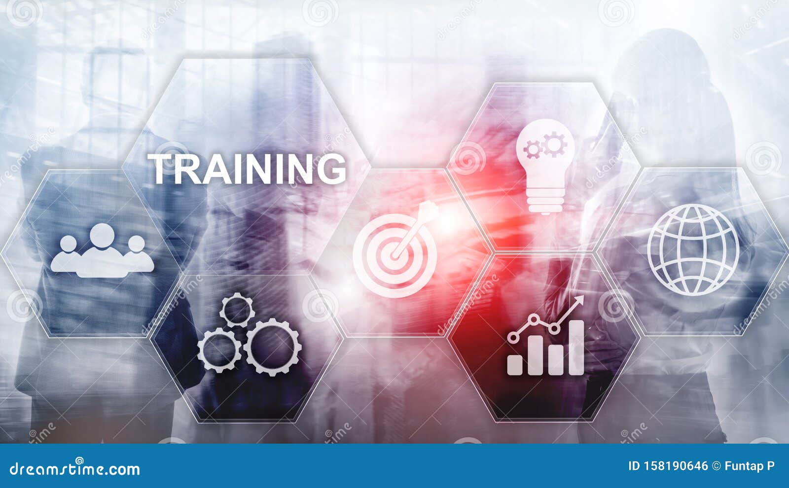 Business Training Concept. Training Webinar E-learning Stock Photo ...