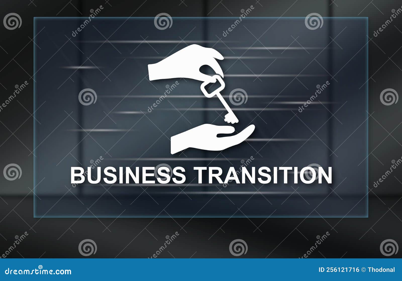 Concept of Business Transition Stock Illustration - Illustration of ...