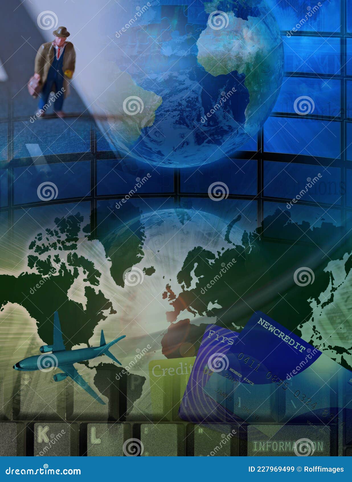 Business Travel Art stock illustration. Illustration of boss - 227969499