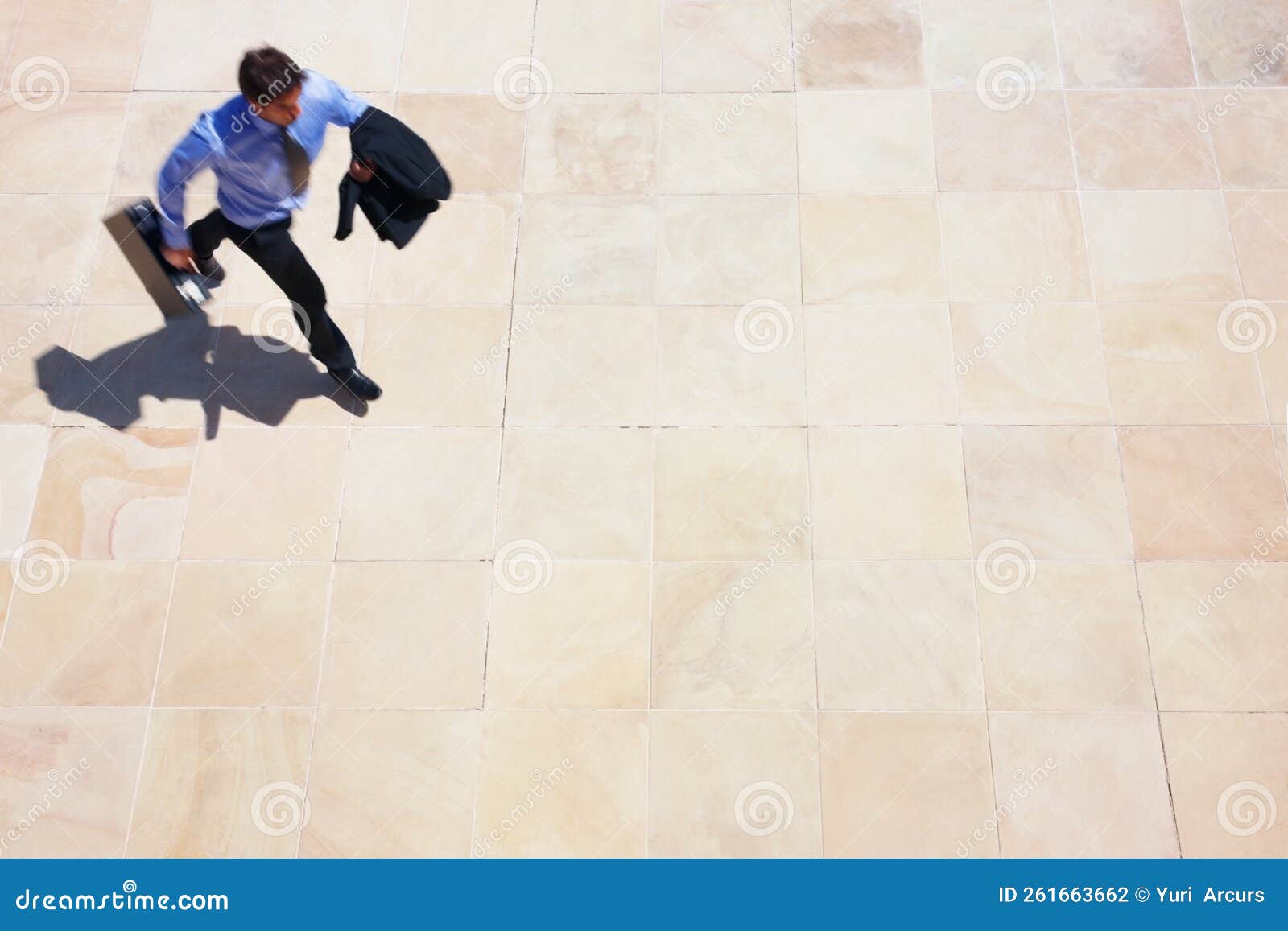 Business Travel- an Executive Walking with Briefcase. Business Travel ...