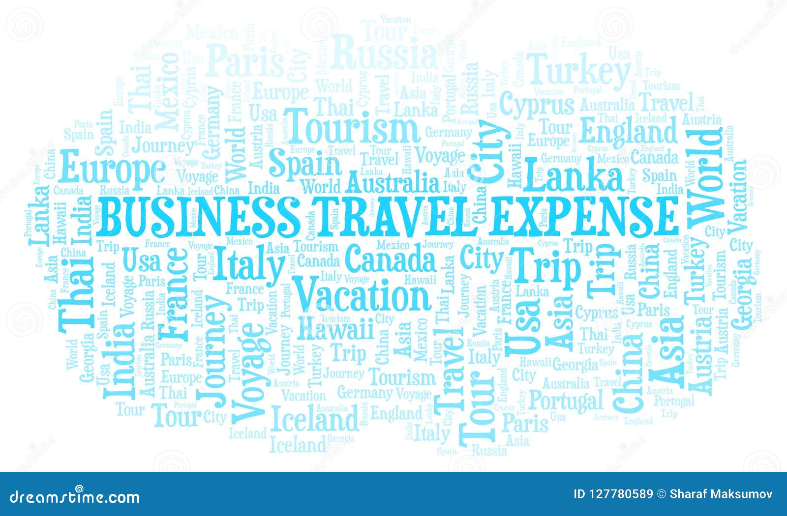 Expense Word Lettering Illustration | CartoonDealer.com #101907208