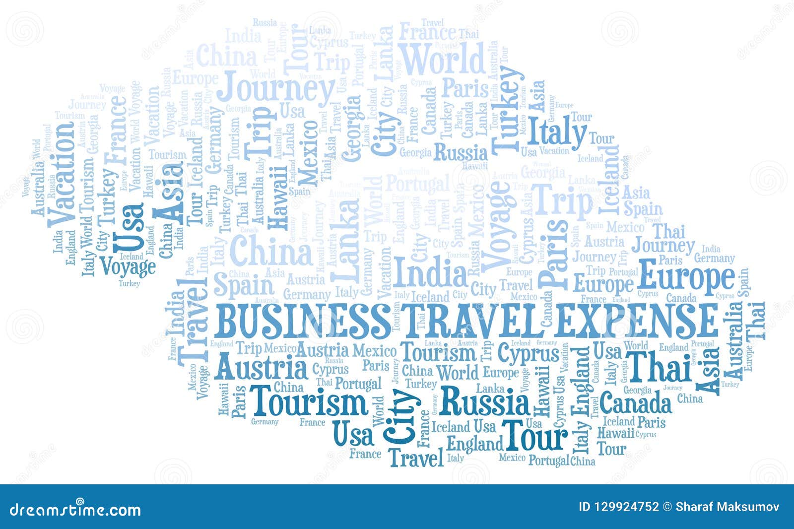 Expense Word Lettering Illustration | CartoonDealer.com #101907208