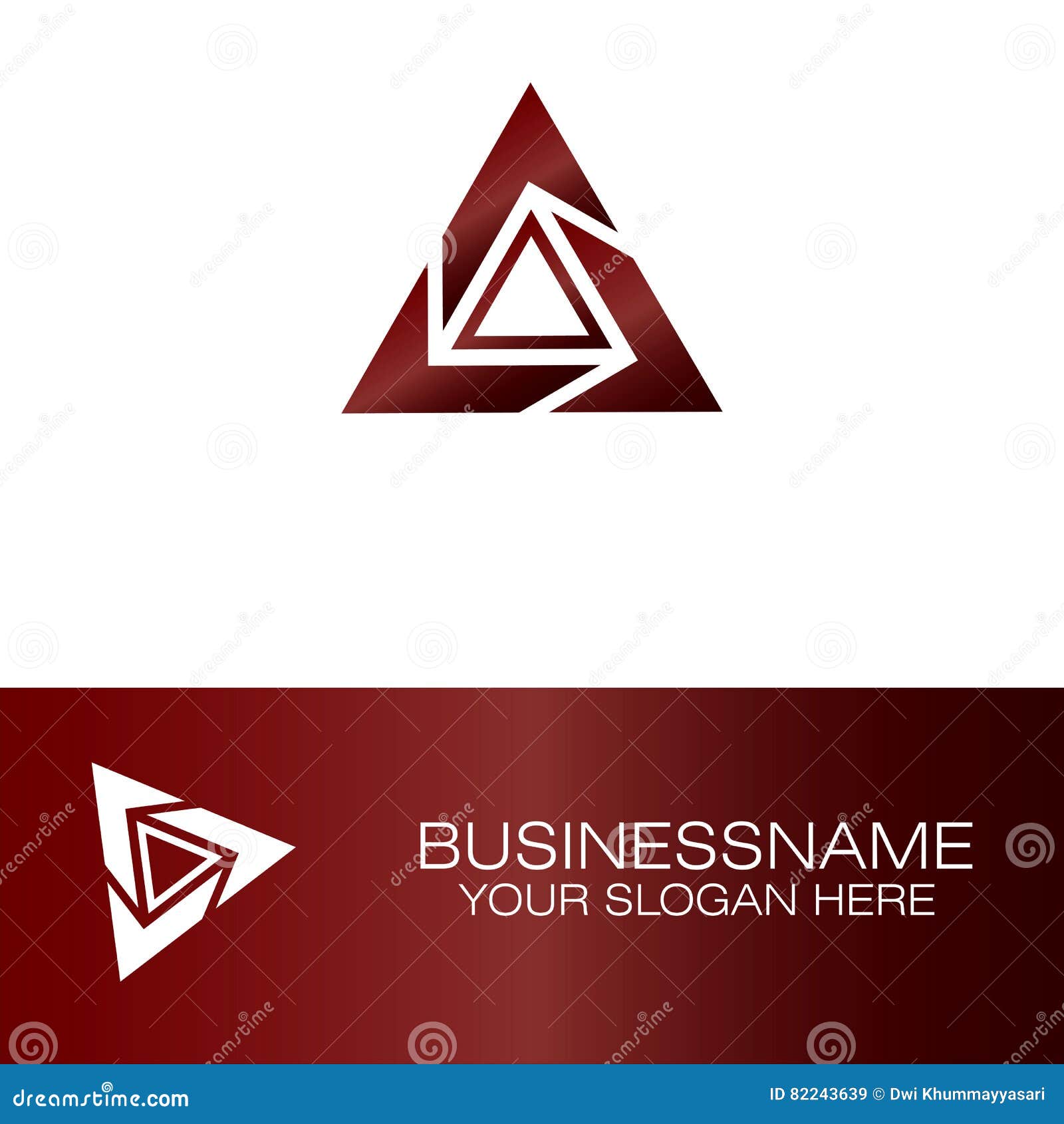 Business triangle logo stock vector. Illustration of elements - 82243639