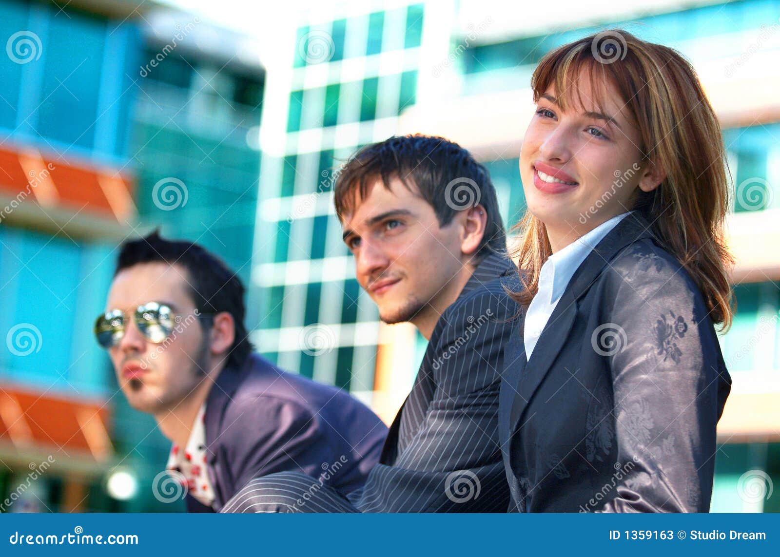 Business Trio 4 stock image. Image of contemplate, livelihood - 1359163