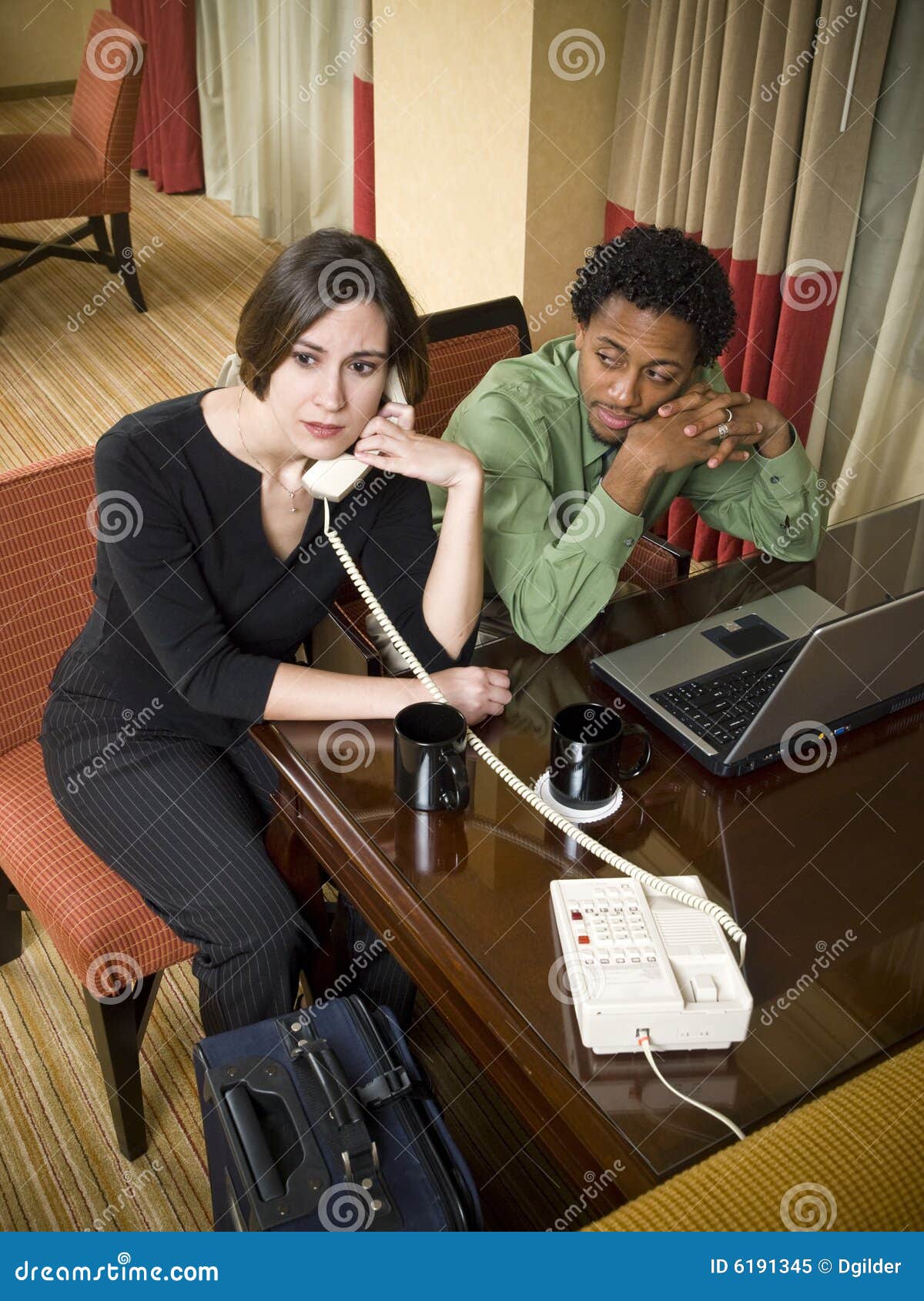 Business Trip - Team Working Late Stock Image - Image of beautiful ...