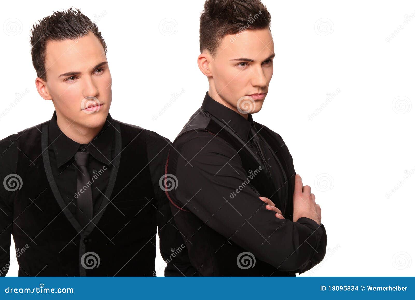 Business twins stock photo. Image of twins, standing - 18095834