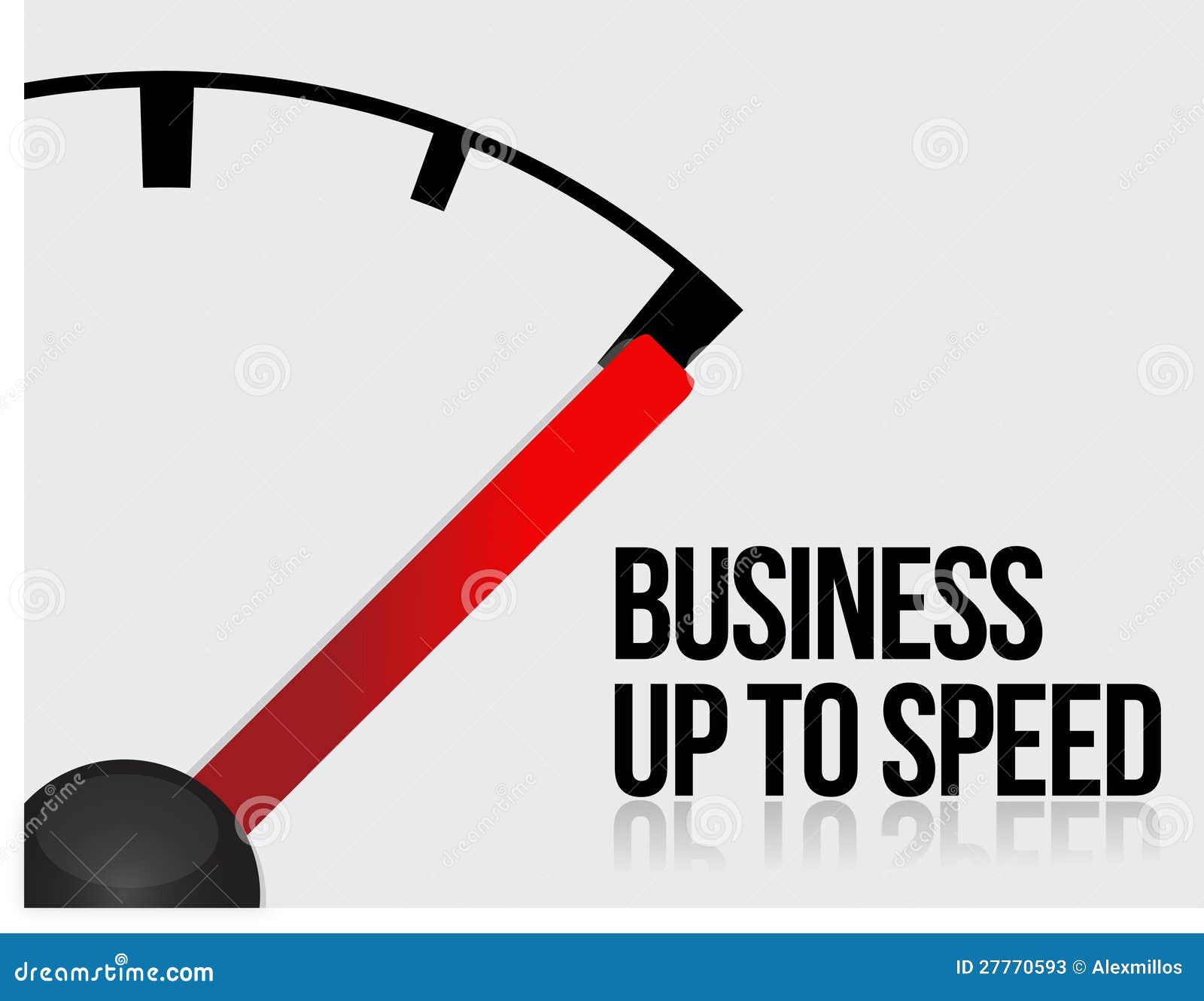 Business Up To Speed Concept Stock Illustration - Illustration of ...