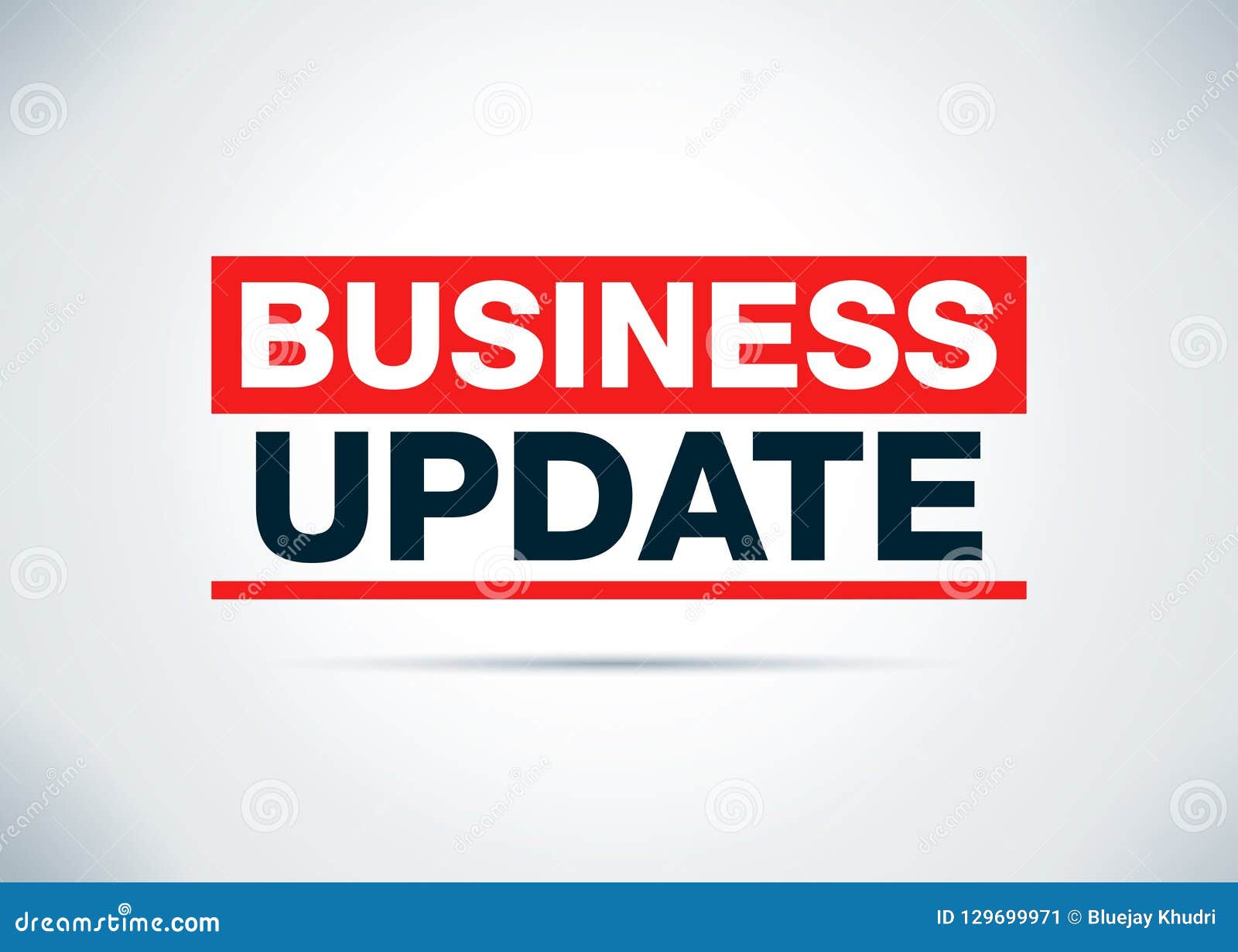 Business Update Abstract Flat Background Design Illustration Stock ...