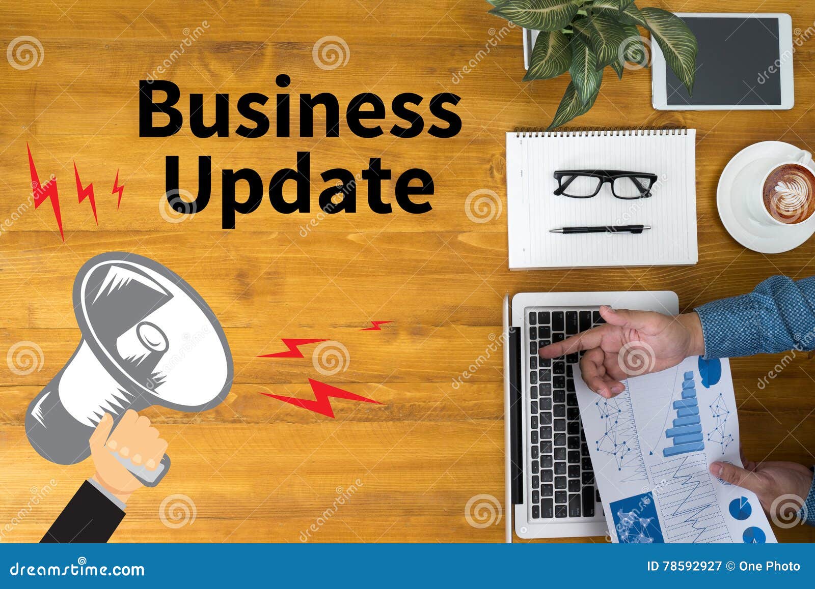 Business Update stock illustration. Illustration of network - 78592927