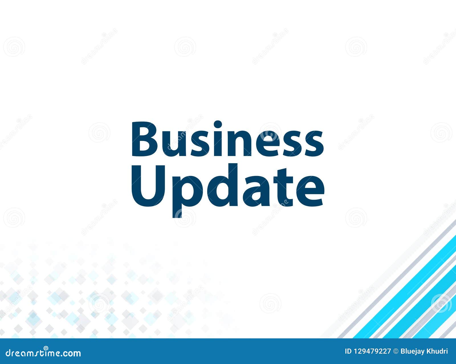 Business Update Modern Flat Design Blue Abstract Background Stock ...