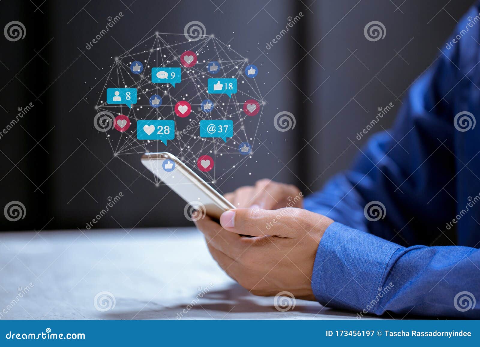 Business Using Smartphone,social Media Social Networking Technology ...
