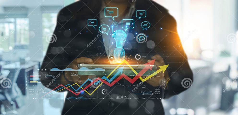 Business Using Technology for Digital Chatbot, GPT Chats, Ai Robot ...