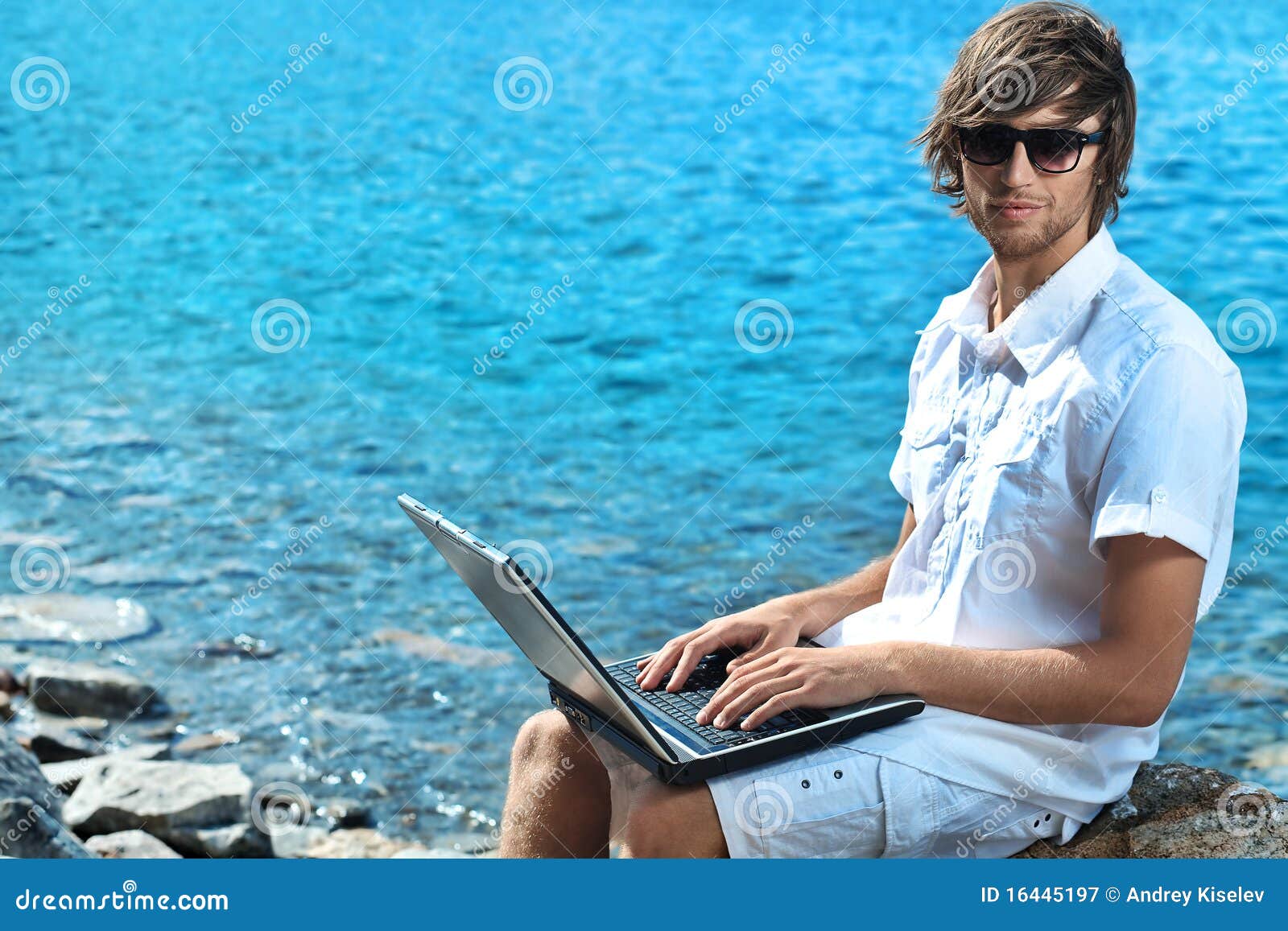 Business vacation stock image. Image of sunglasses, beach - 16445197