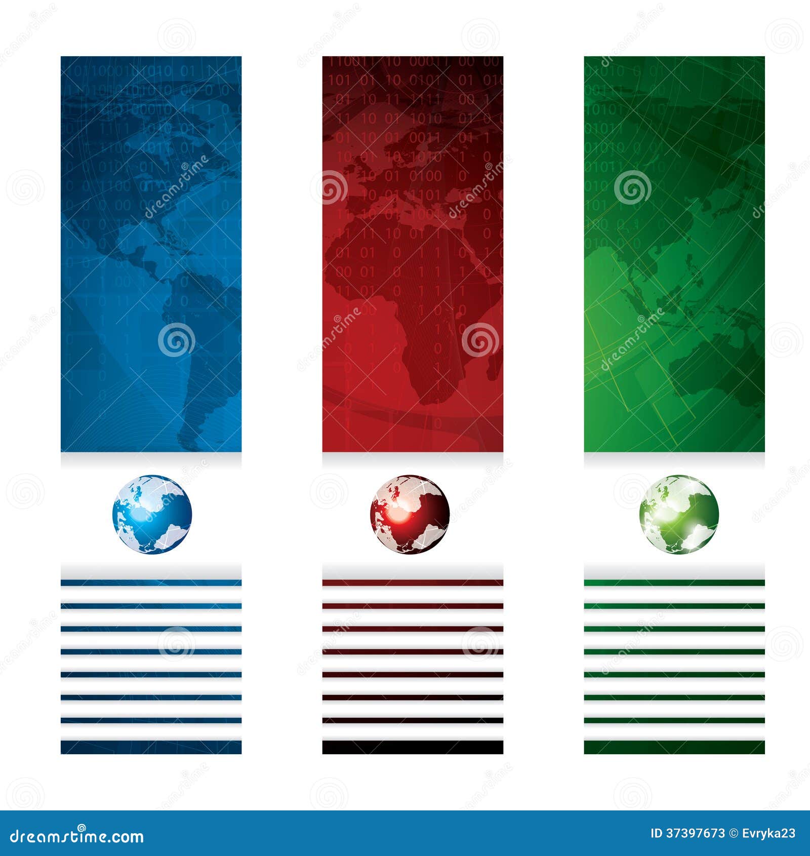 Business Vector Banner Global Stock Vector - Illustration of idea ...