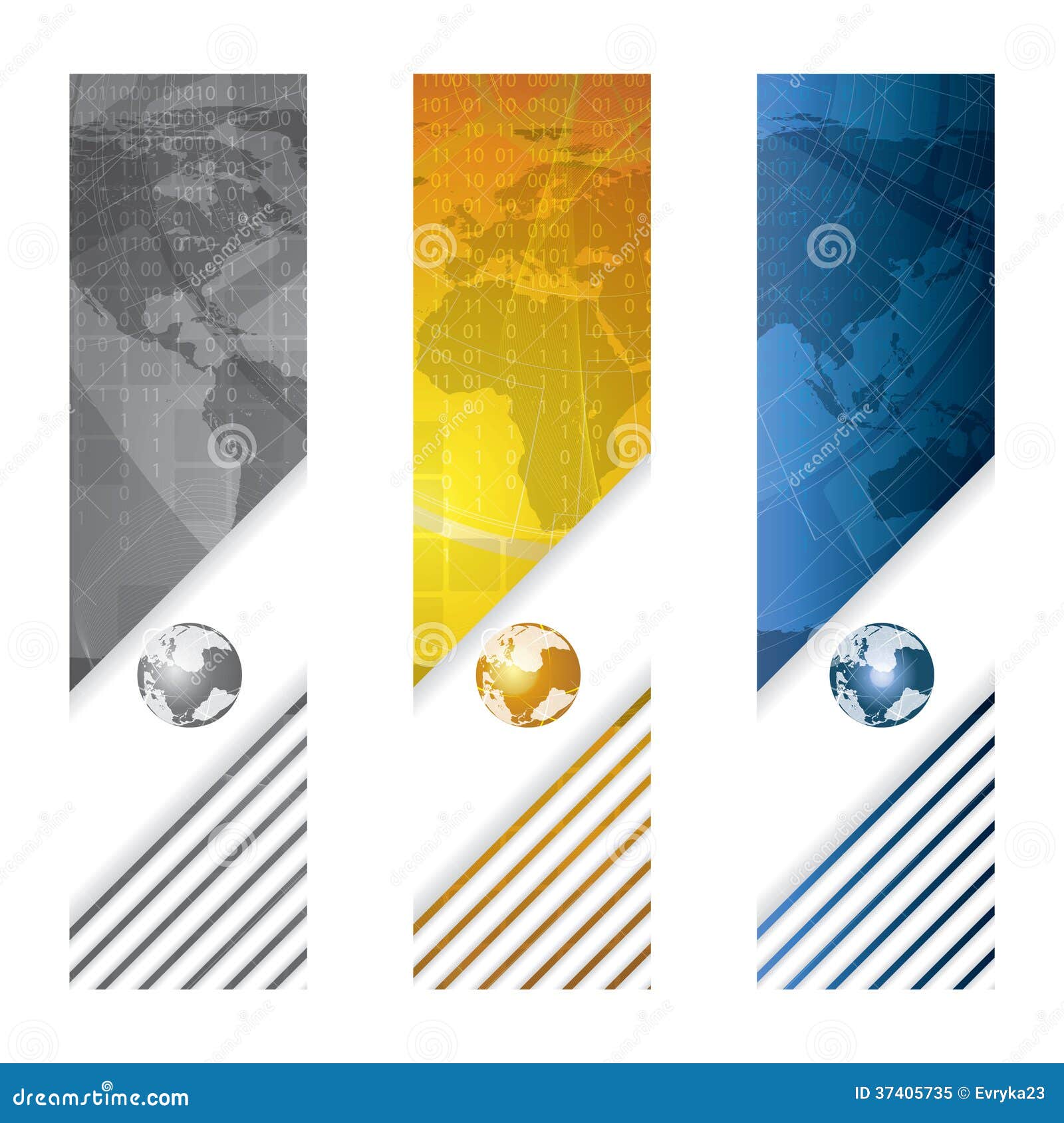 Business Vector Banner Global Stock Vector - Illustration of ...