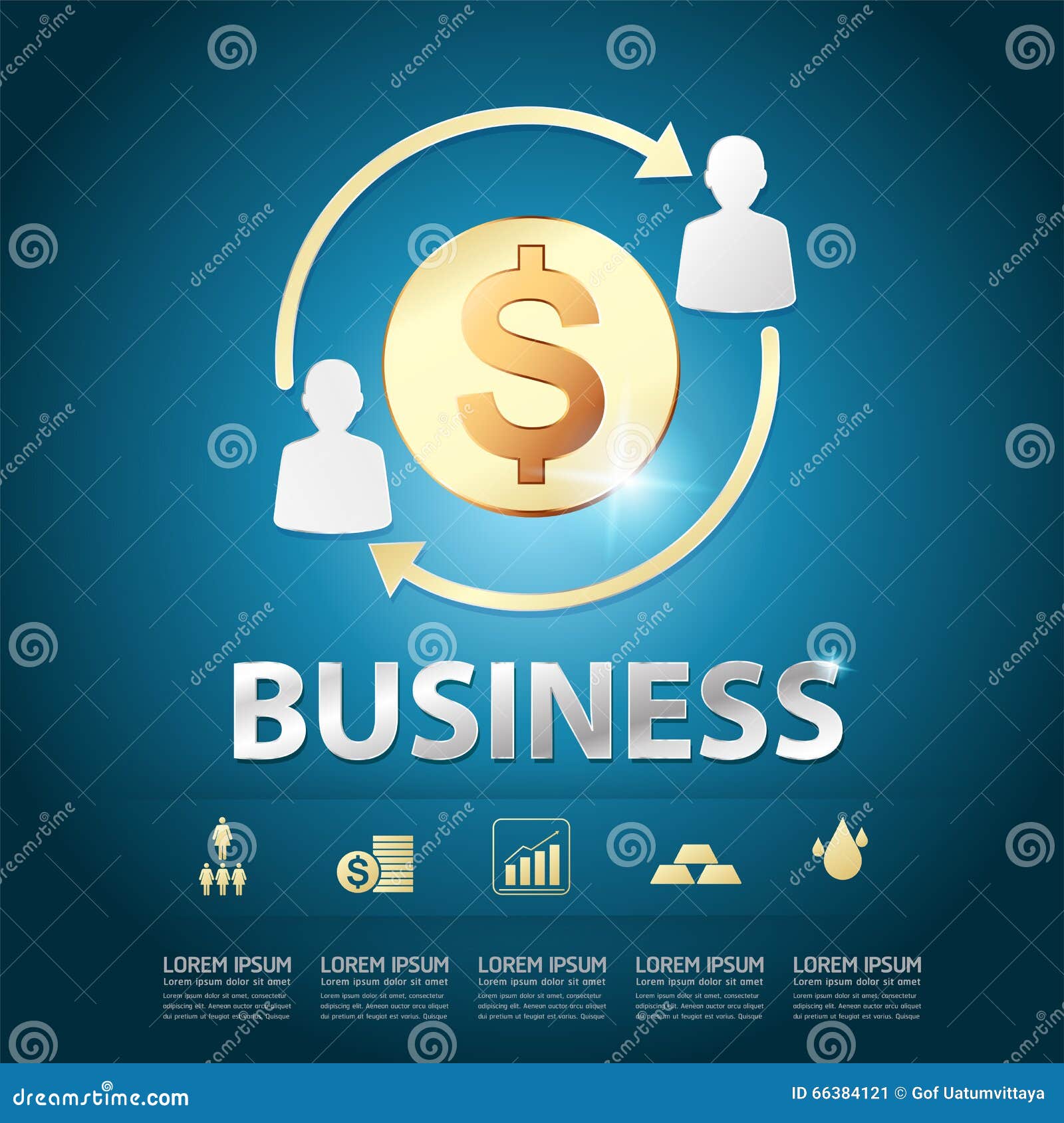 Business Vector Concept stock vector. Illustration of button - 66384121
