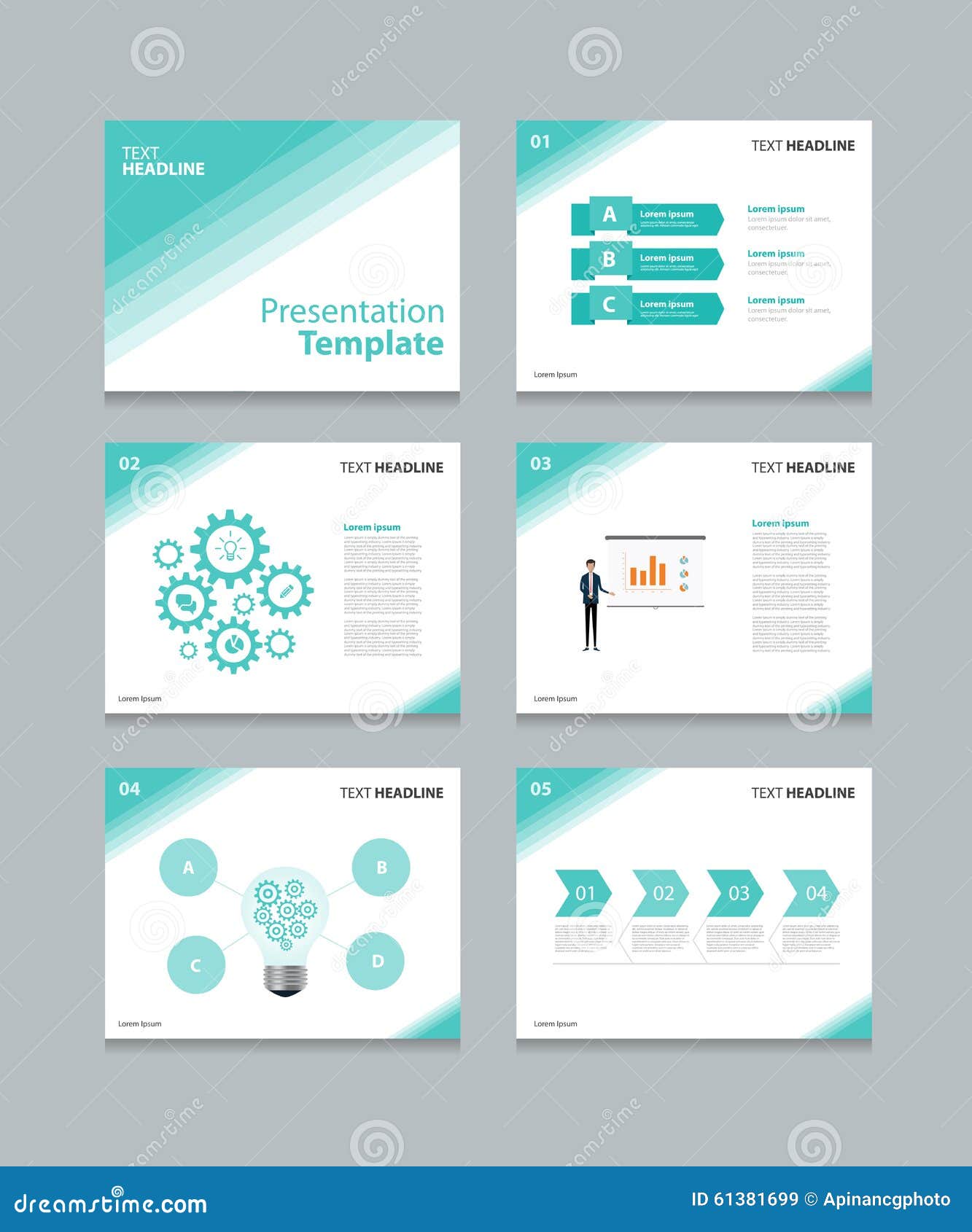 Business Vector Template Presentation Slides Background Design Stock ...
