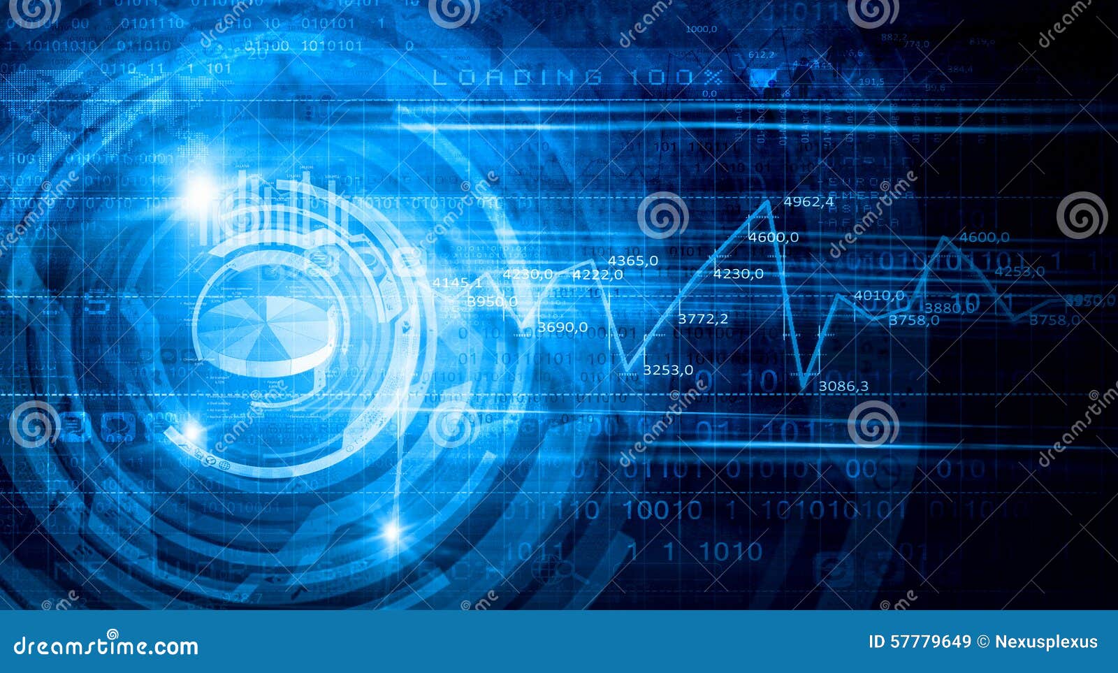 Business virtual panel stock illustration. Illustration of network ...